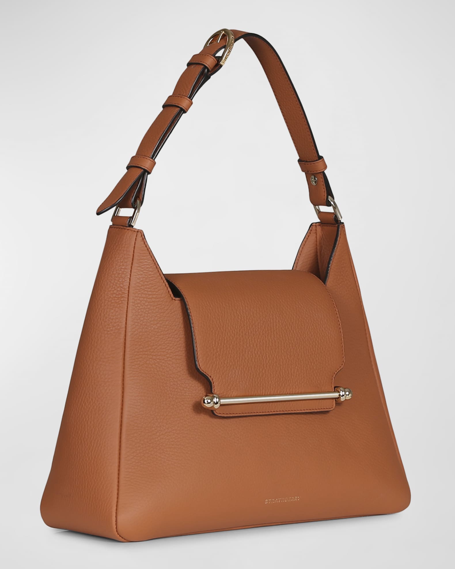 STRATHBERRY Multrees Midi Leather Hobo Bag | Neiman Marcus