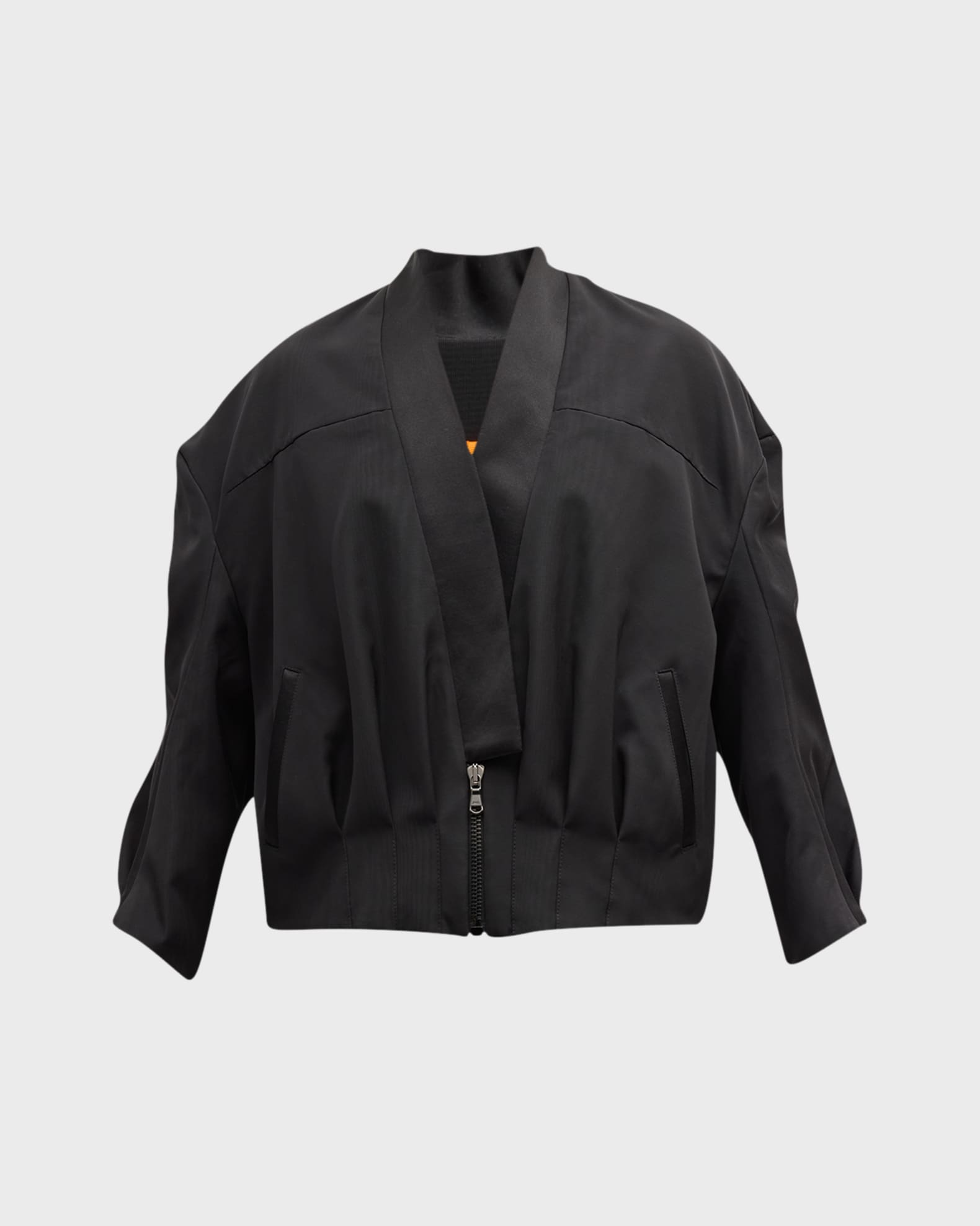 Bach Mai Sculpted Back Bomber Jacket | Neiman Marcus