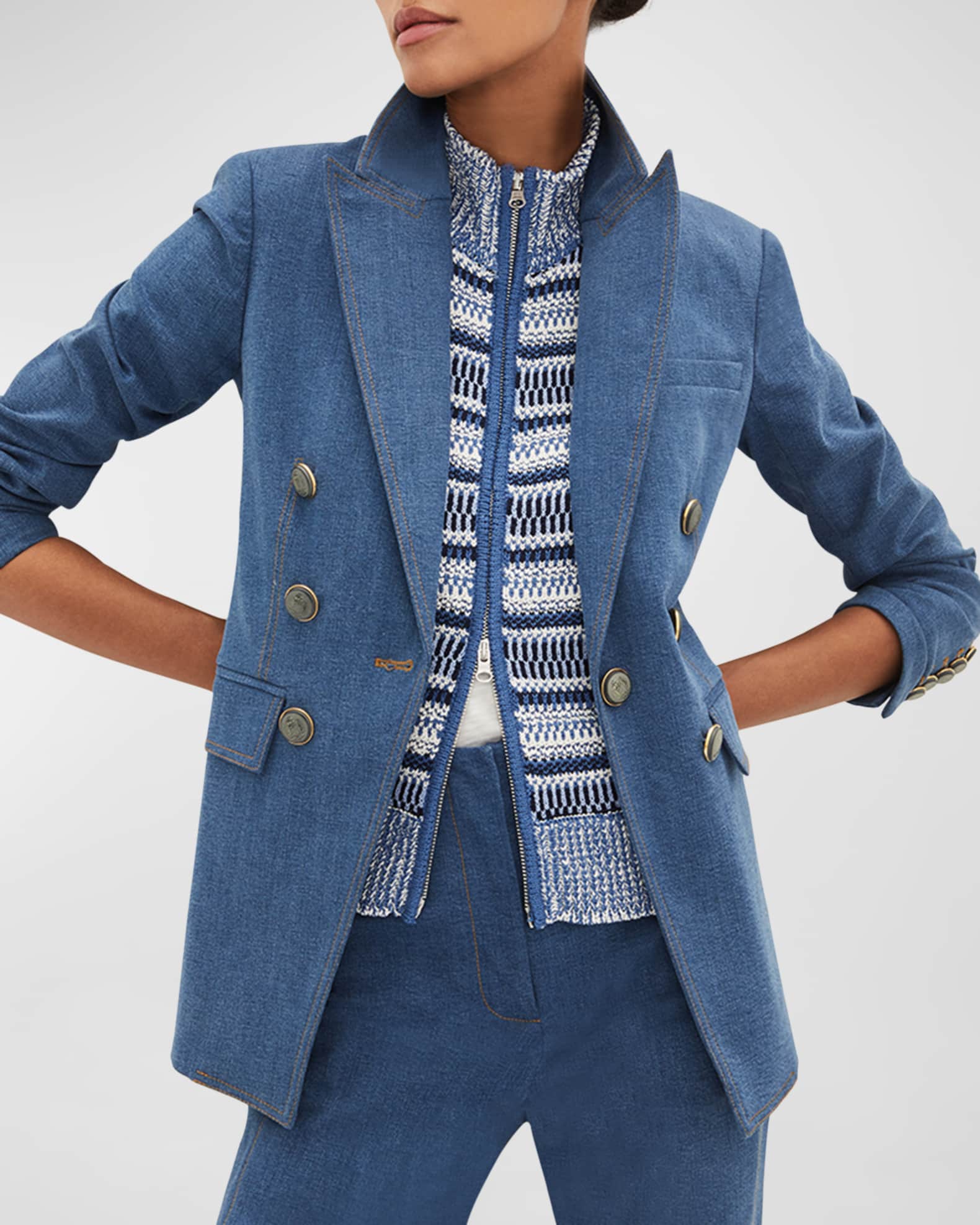 Naira Denim Dickey Jacket Collection | Neiman Marcus