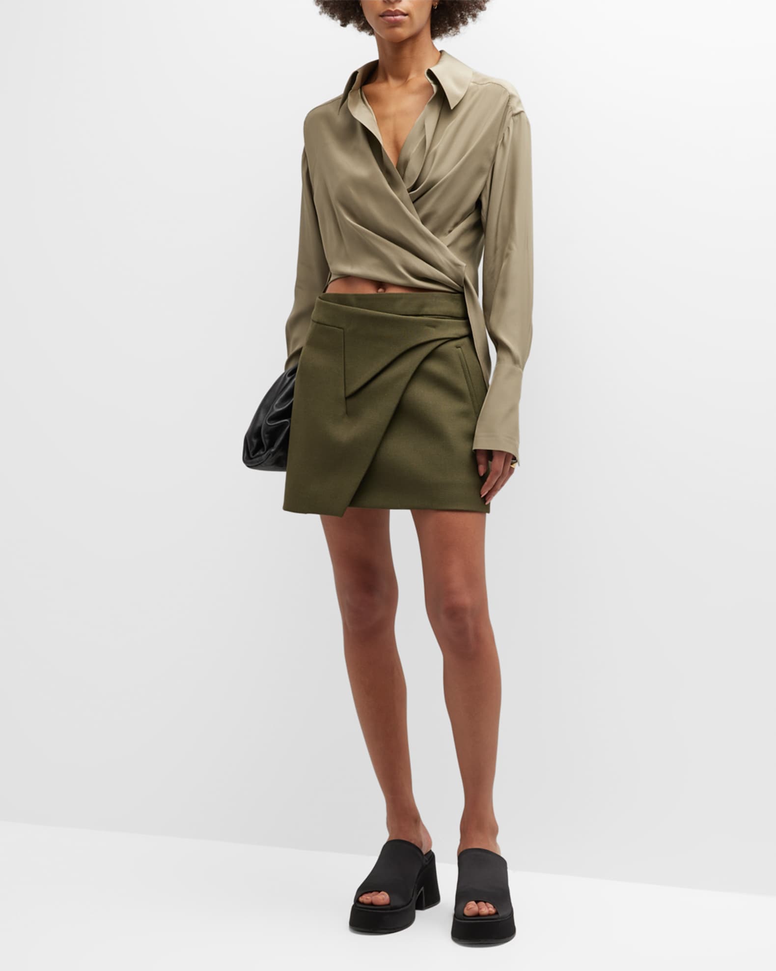 Gauge 81 Sabinas Silk Wrap Shirt | Neiman Marcus