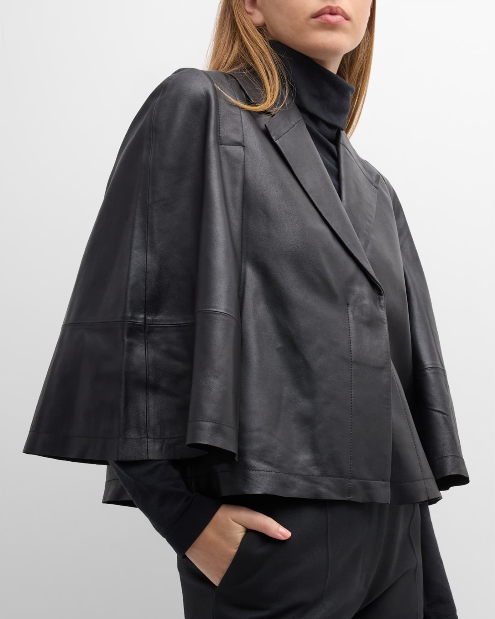 Kobi Halperin Pippa Single-Button Leather Jacket | Neiman Marcus