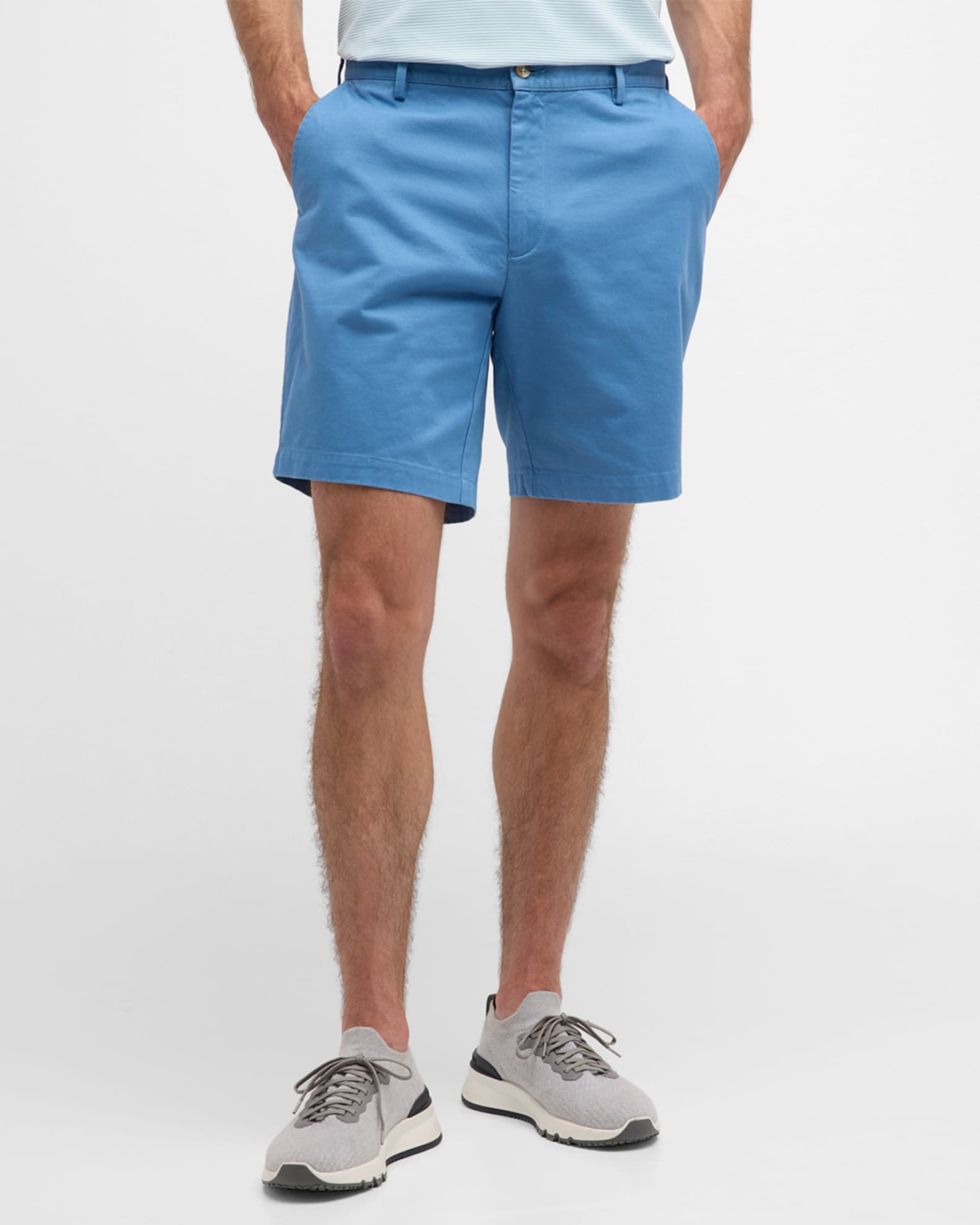 Peter Millar Men's Pilot Twill Shorts | Neiman Marcus