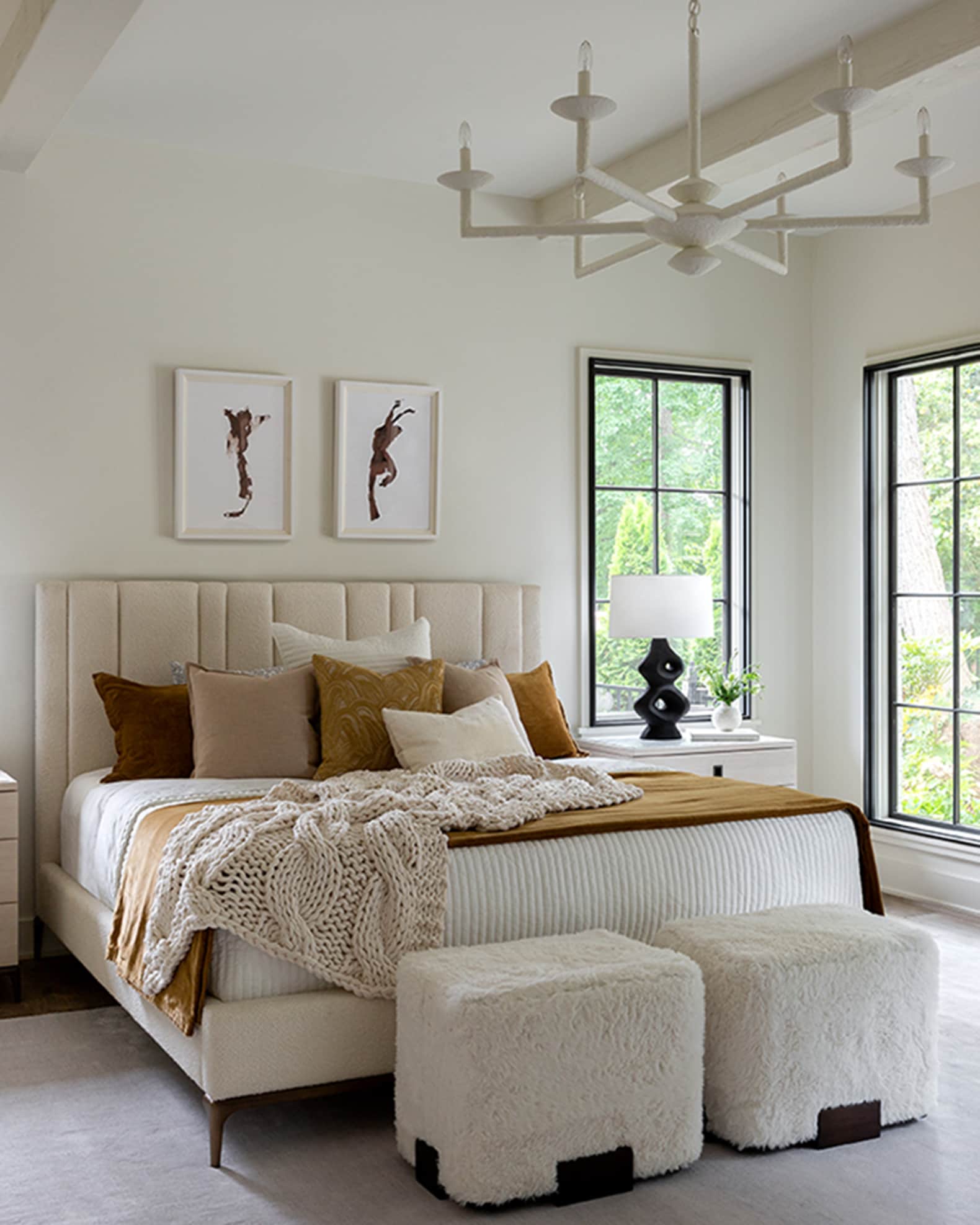 Summerland Upholstered Queen Bed | Neiman Marcus