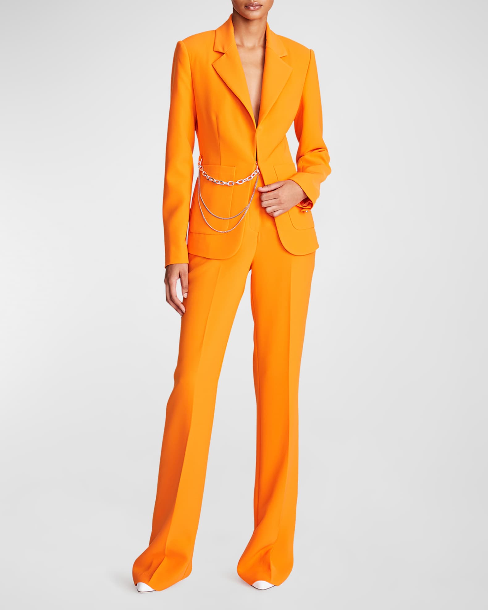 Stretch Crepe Suit | Neiman Marcus