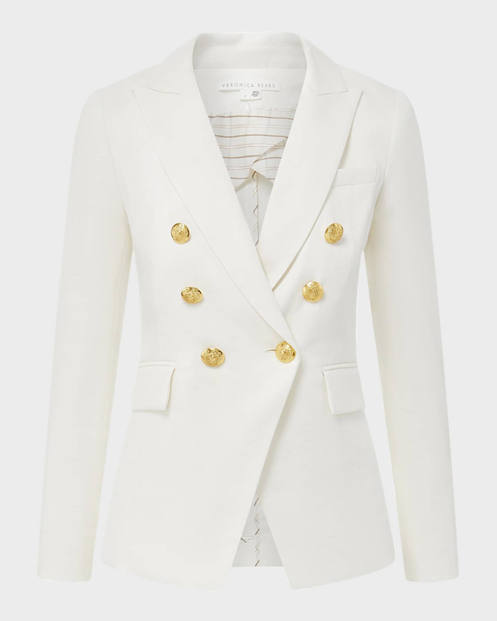 Veronica Beard Miller Linen Dickey Jacket | Neiman Marcus