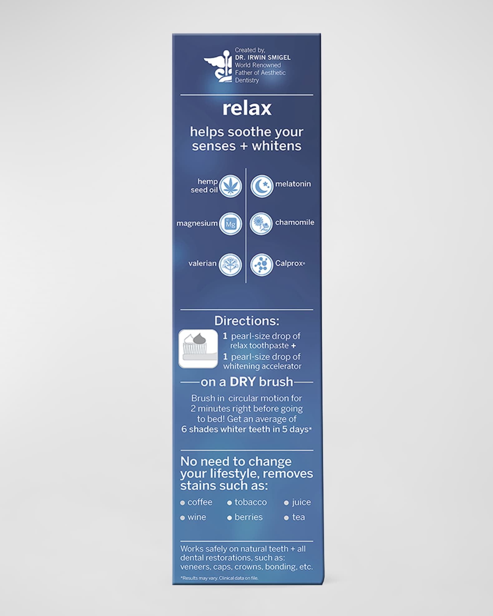 Supersmile Relax Whitening Toothpaste with Hemp, 4.2 oz. | Neiman Marcus