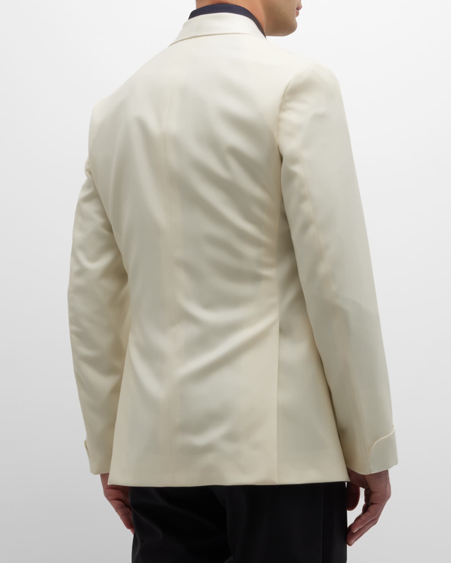 Paul Stuart Men's Double-Breasted Shawl Dinner Jacket | Neiman Marcus