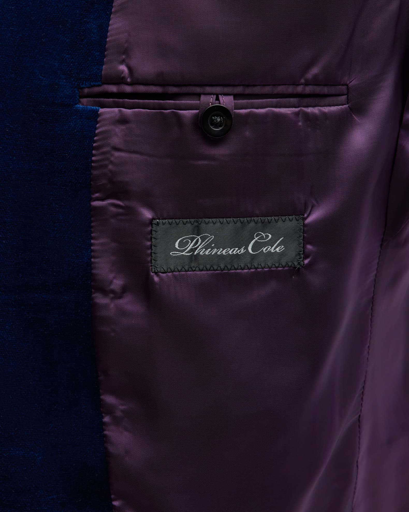 Paul Stuart Men's Solid Velvet Dinner Jacket | Neiman Marcus