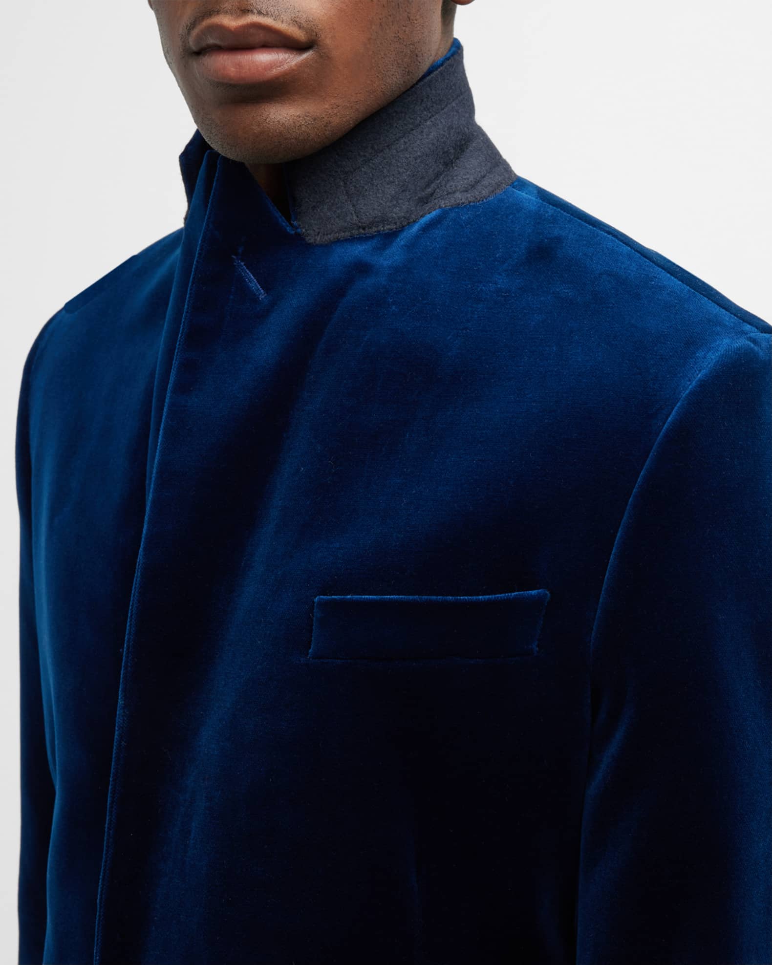 Paul Stuart Men's Solid Velvet Dinner Jacket | Neiman Marcus