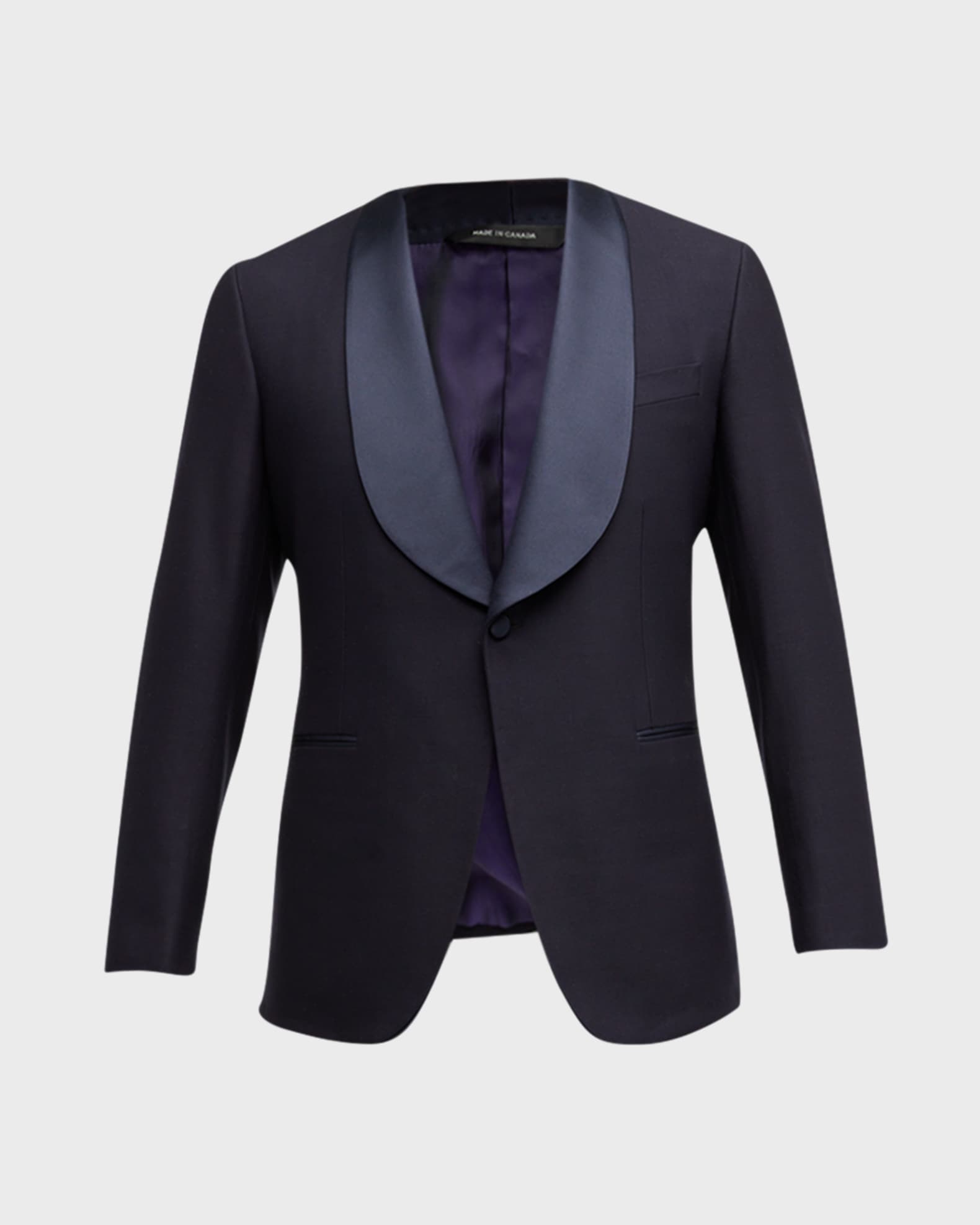 Paul Stuart Men's Wool-Cashmere Shawl Suit | Neiman Marcus