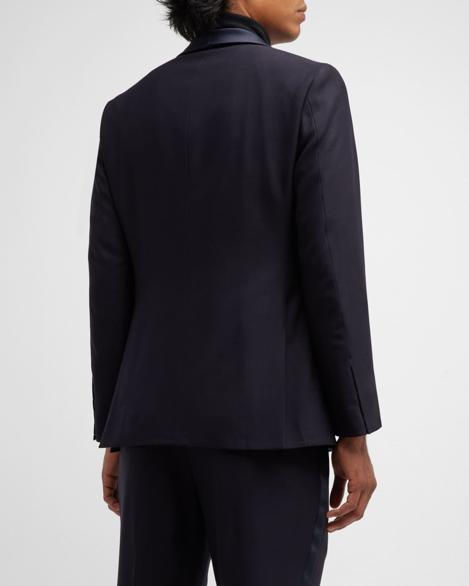 Paul Stuart Men's Wool-Cashmere Shawl Suit | Neiman Marcus
