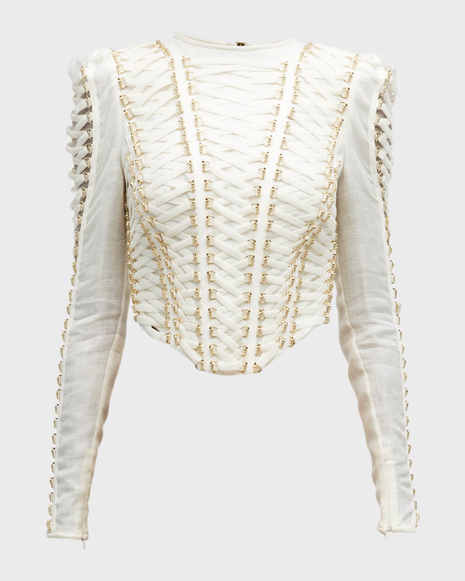 Zimmermann Coaster Cropped Bodice Top | Neiman Marcus