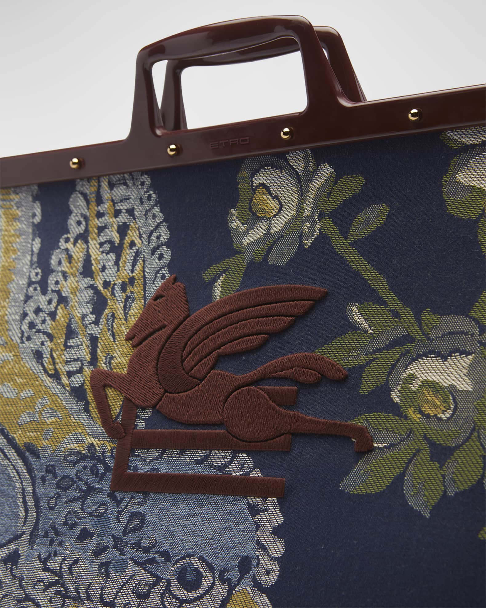 Etro Love Trotter Bird & Flower Shopping Tote Bag | Neiman Marcus