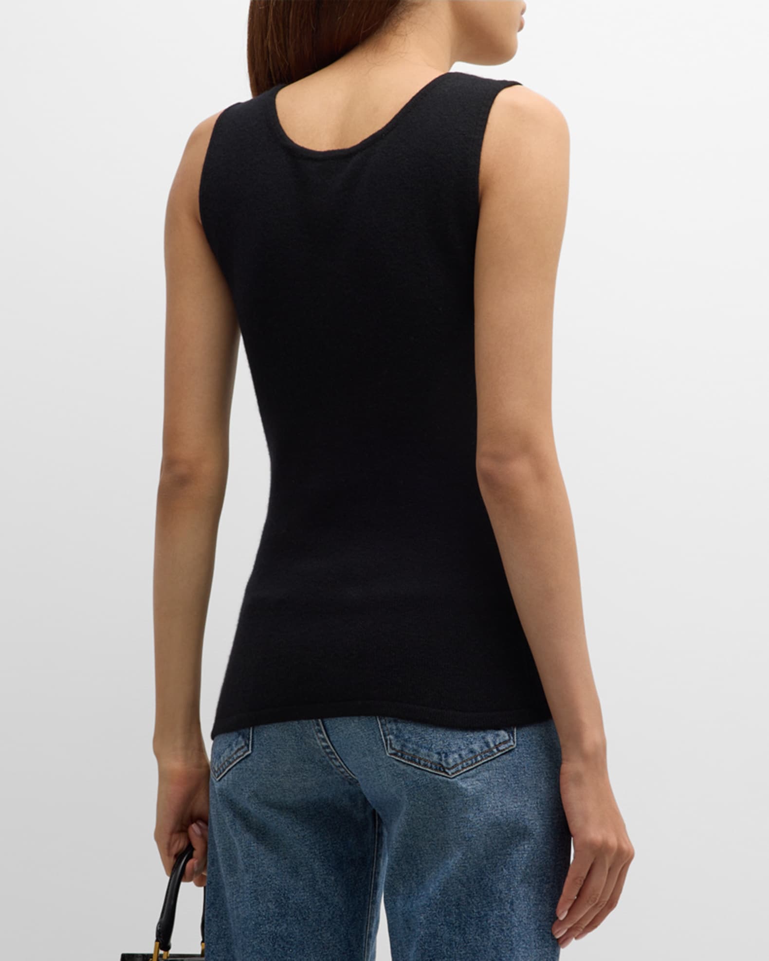 Cashmere Basic Tank Top | Neiman Marcus