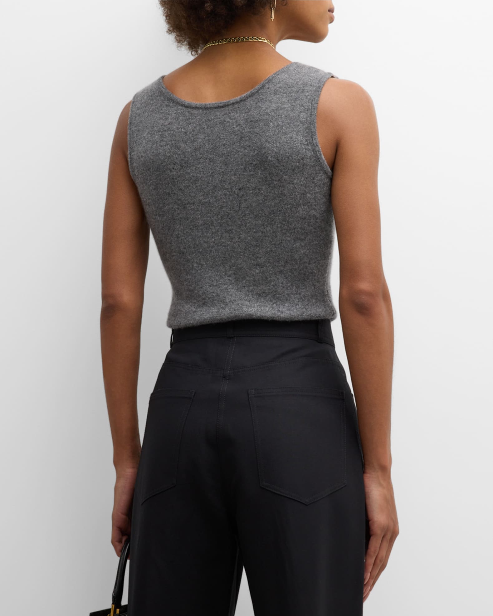 Cashmere Basic Tank Top | Neiman Marcus