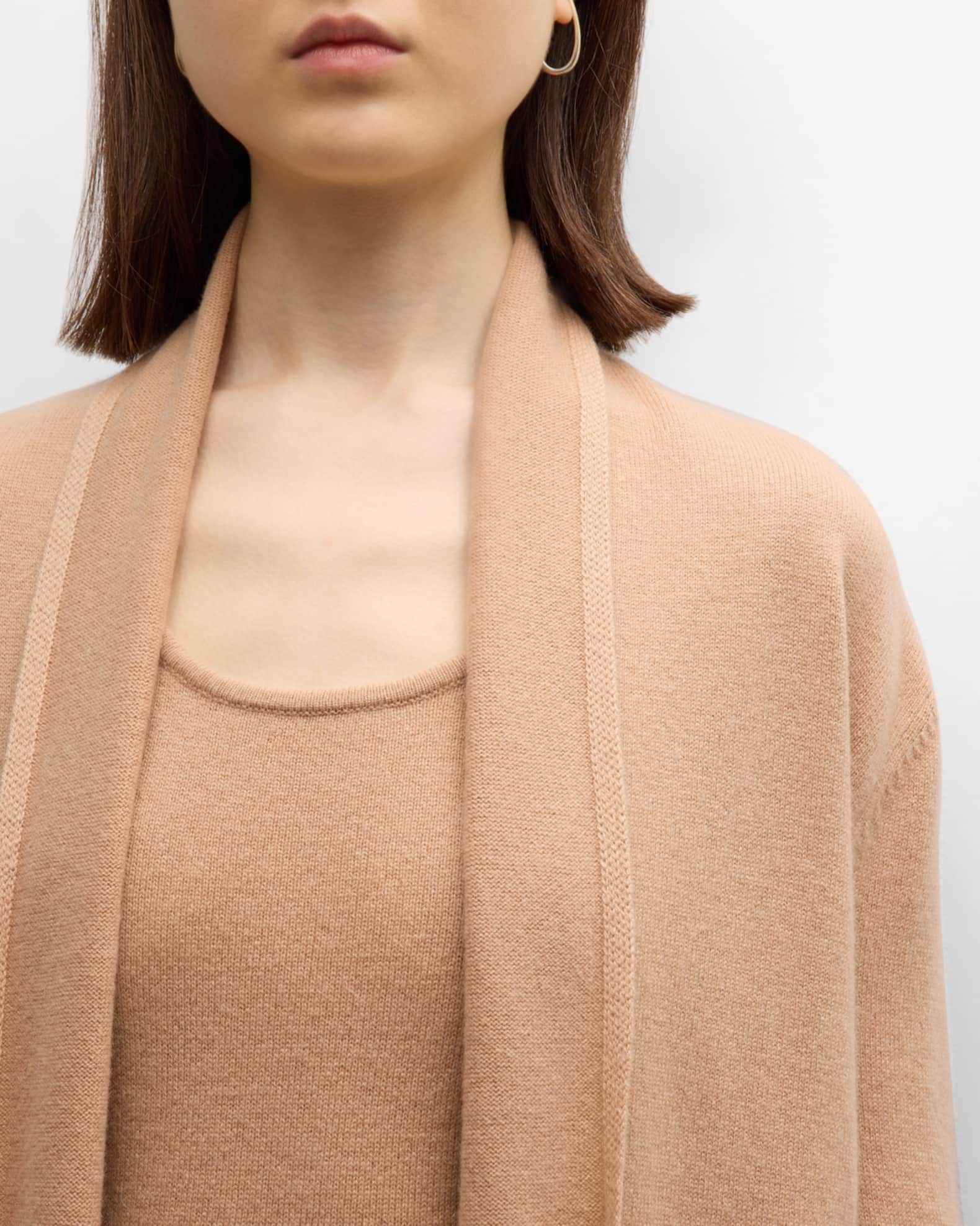 Neiman Marcus Cashmere Collection Cashmere Basic Open Cardigan | Neiman ...