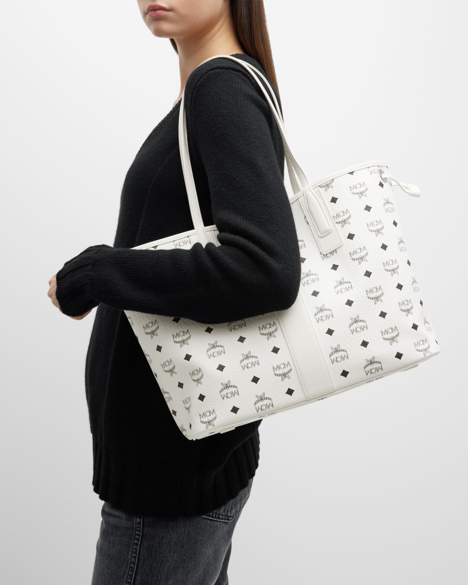 MCM Liz Medium Reversible Shopper Tote Bag | Neiman Marcus