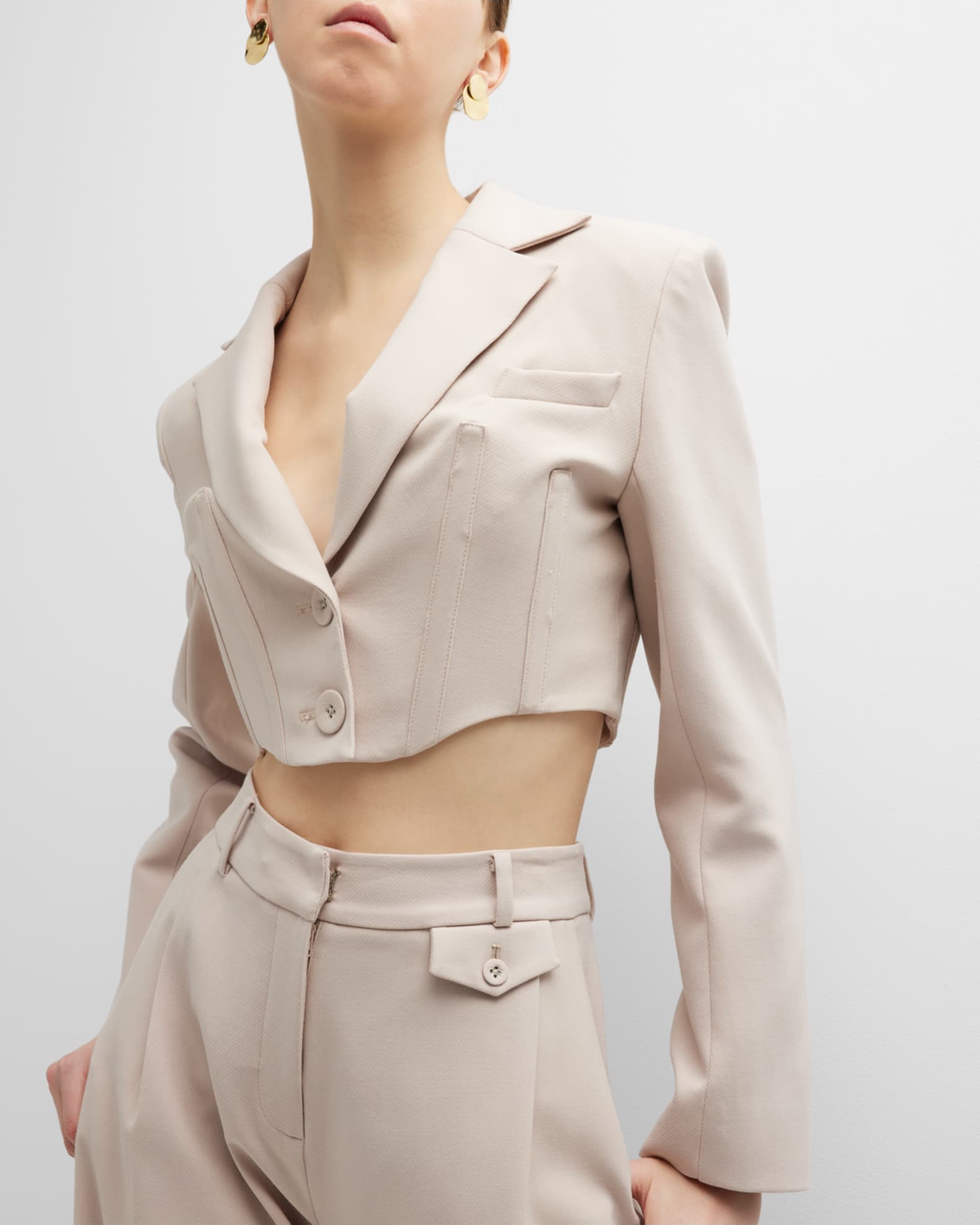Anna Quan Phillipe Cropped Jacket | Neiman Marcus