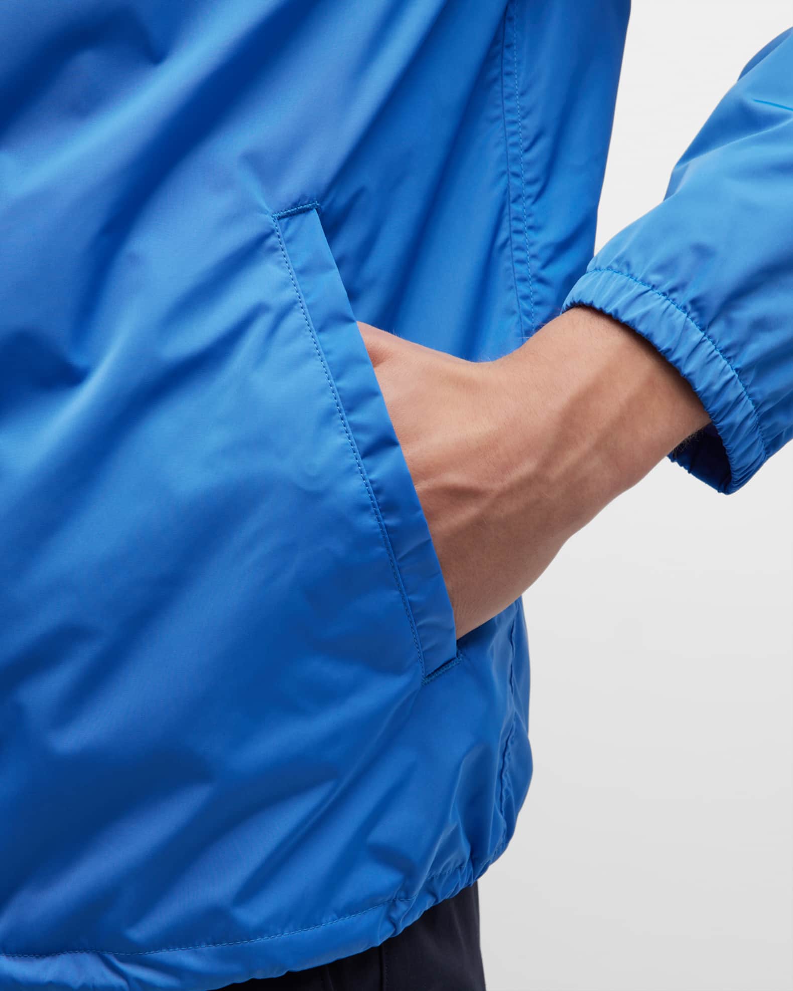 Theory Men's Classic Nylon Coaches Jacket | Neiman Marcus