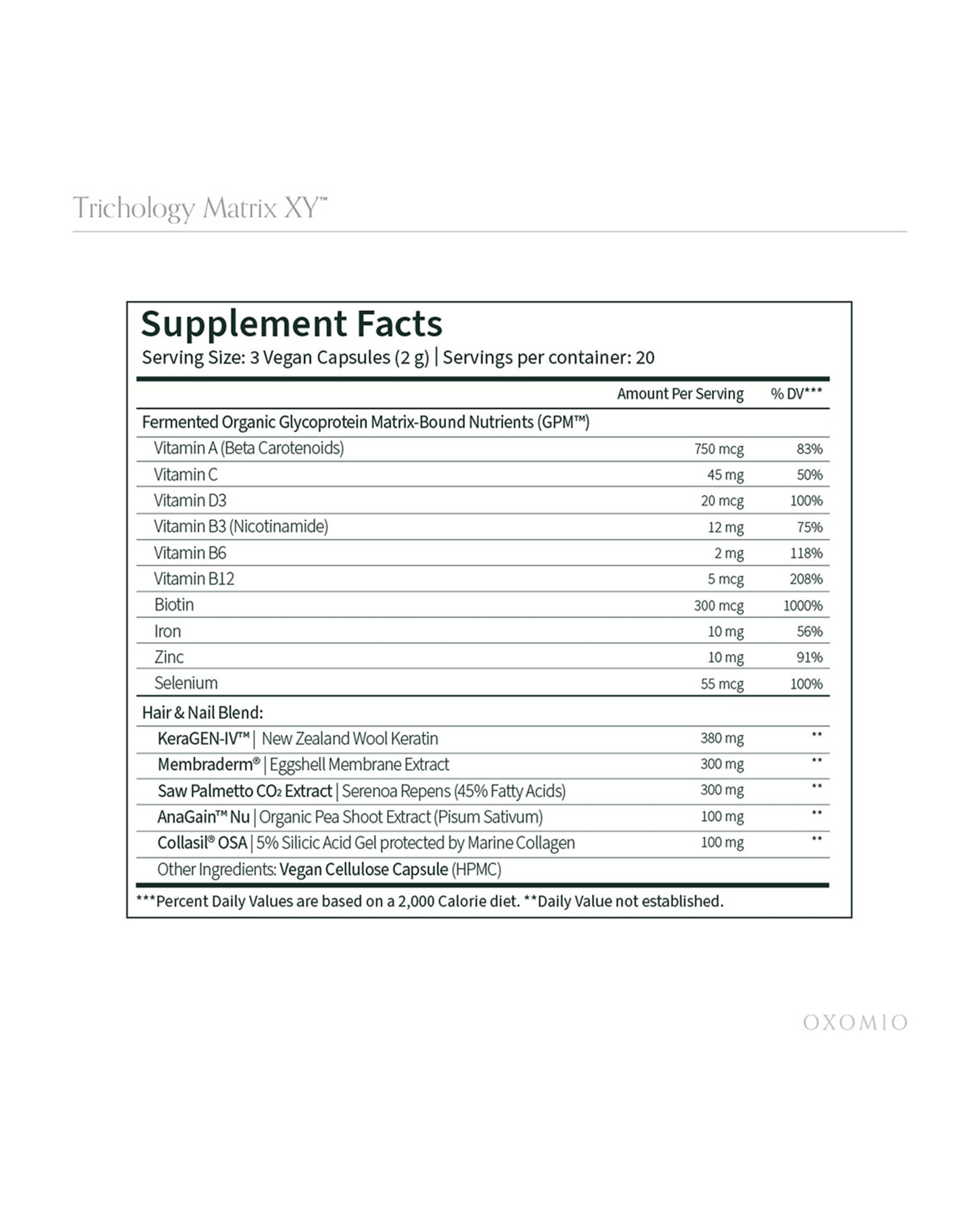 OXOMIO Trichology Matrix XY: Men's Fortifying Hair Solution | Neiman Marcus