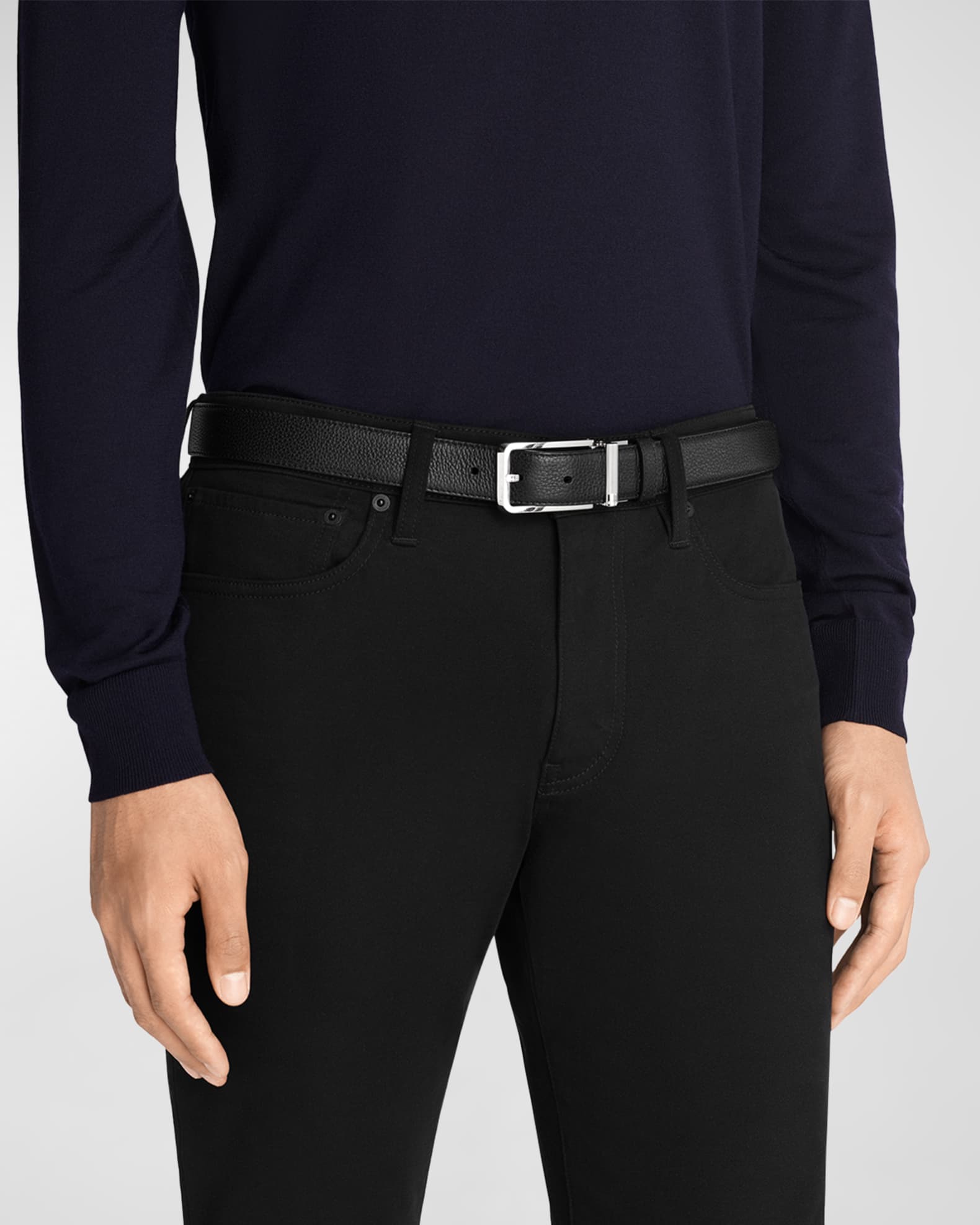 dunhill Men's Reversible Leather Belt | Neiman Marcus