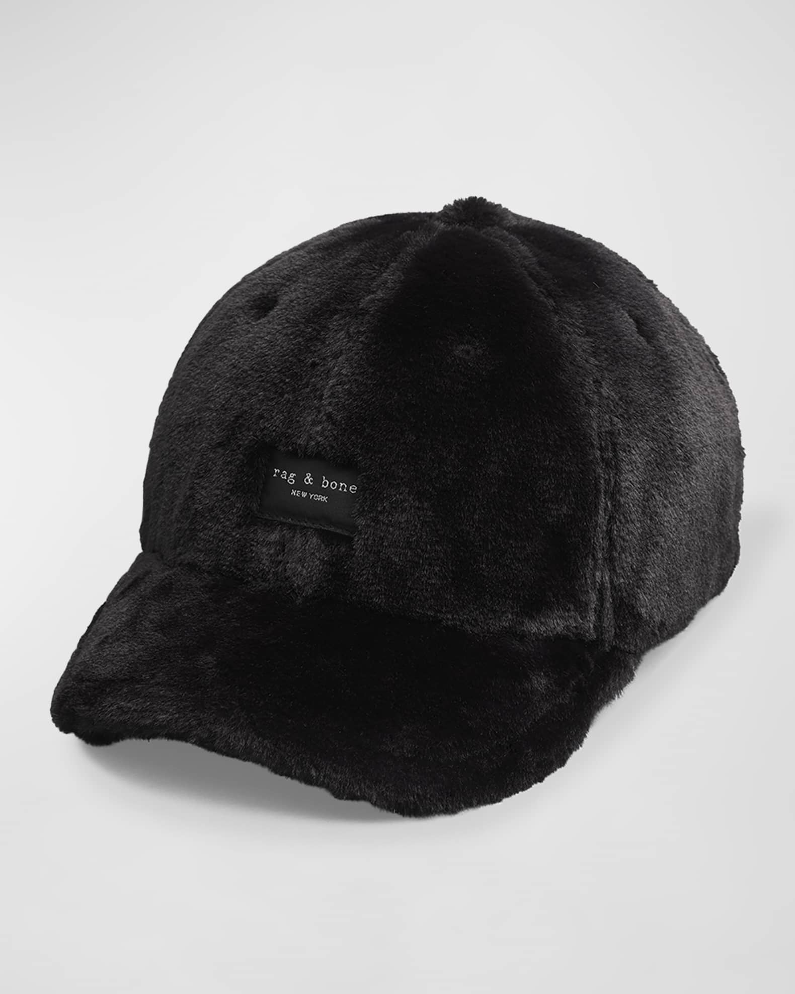 Rag & Bone Addison Faux Fur Baseball Cap | Neiman Marcus