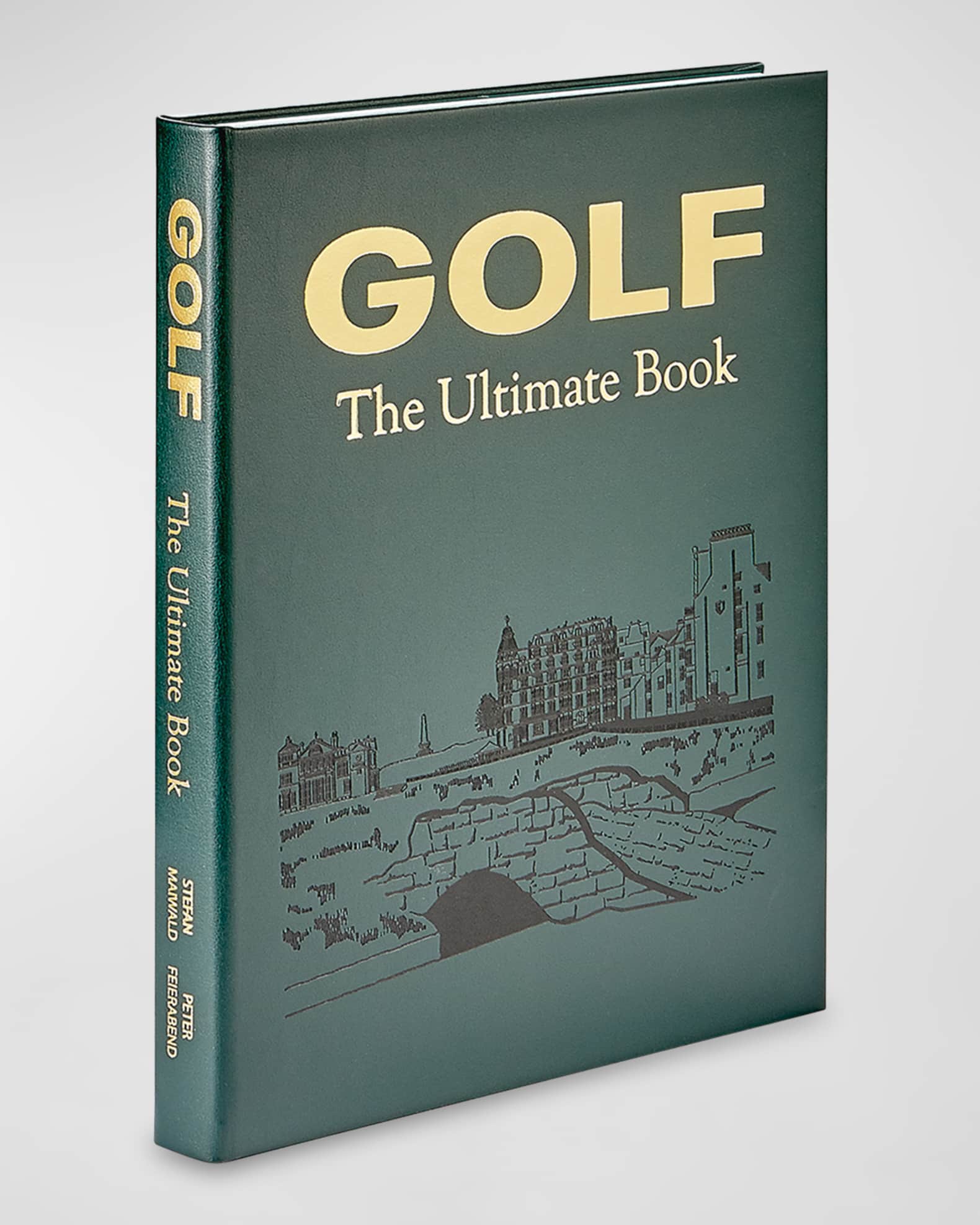 Graphic Image "Ultimate Golf" Personalizable Leather Bound Book ...