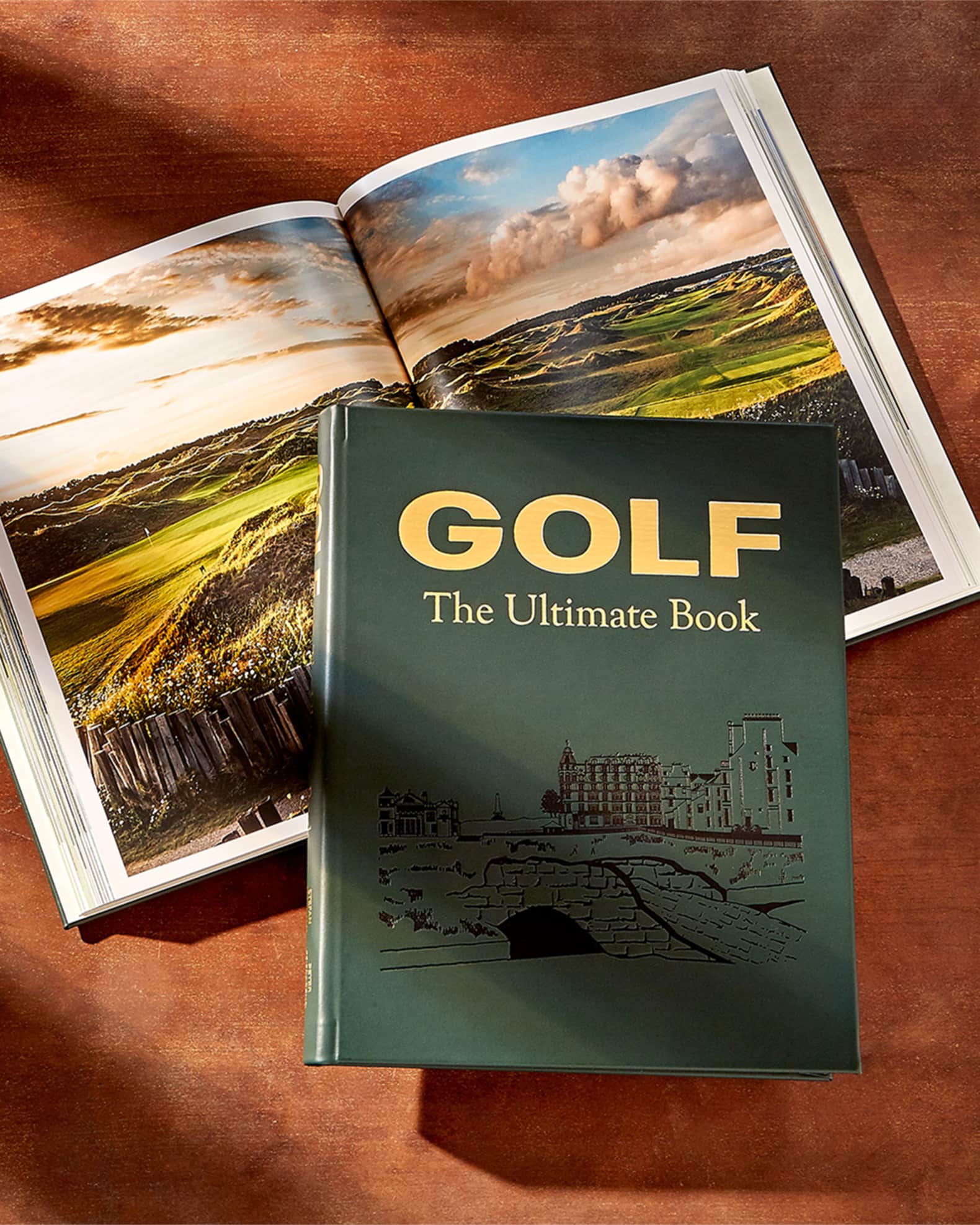 Graphic Image "Ultimate Golf" Personalizable Leather Bound Book ...