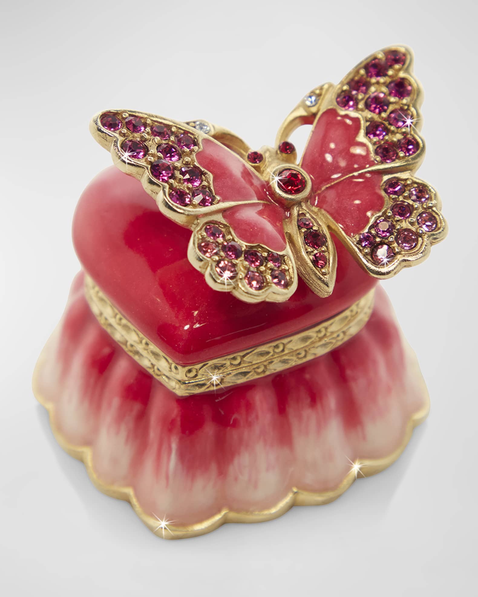 Jay Strongwater Mini Heart Box | Neiman Marcus