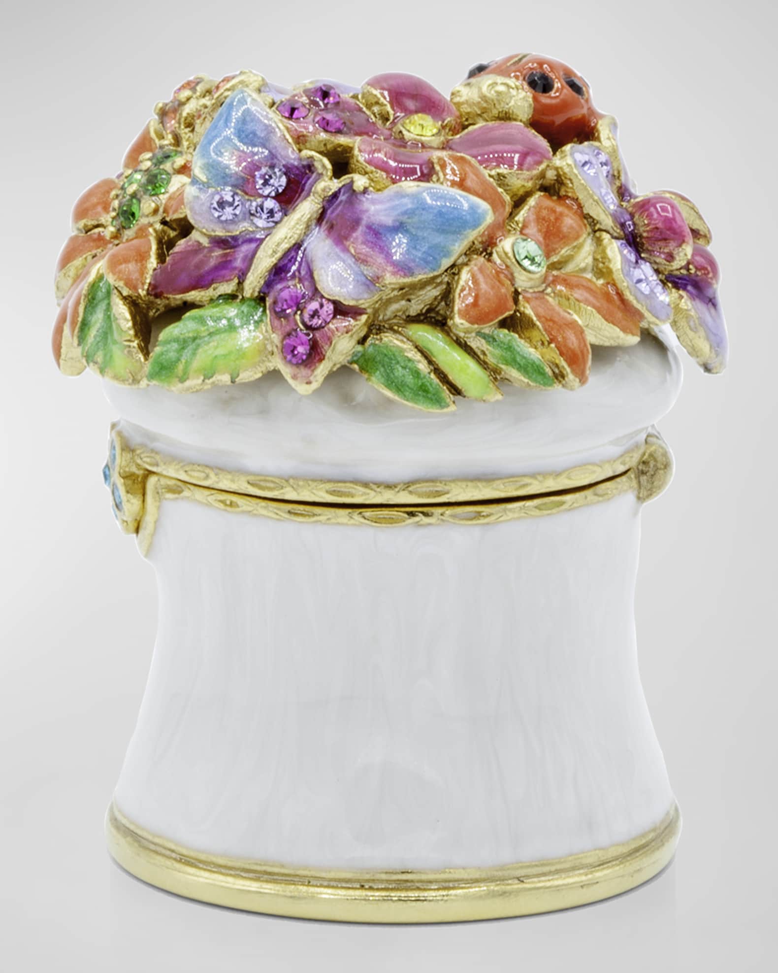 Jay Strongwater Mini Bouquet Box | Neiman Marcus