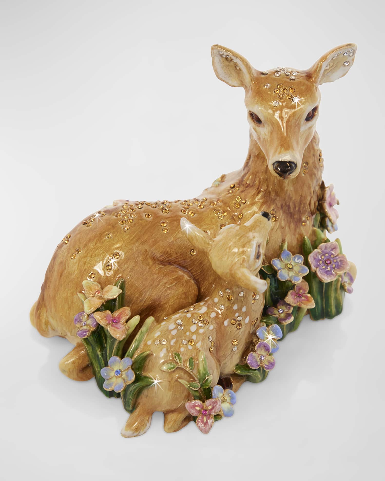 Jay Strongwater Mother and Fawn Figure | Neiman Marcus