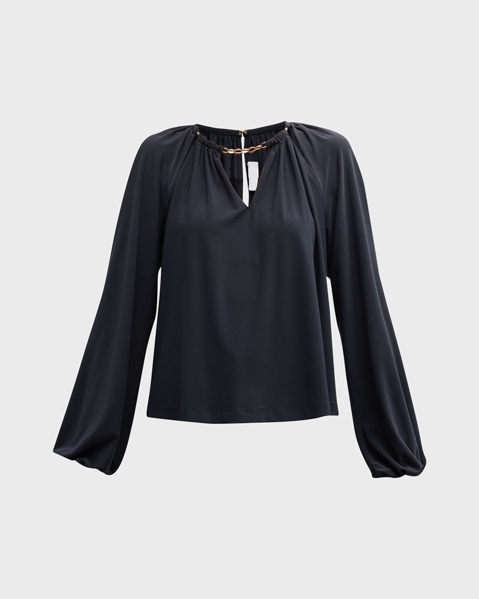 Ramy Brook Varinda Chainlink Blouse | Neiman Marcus