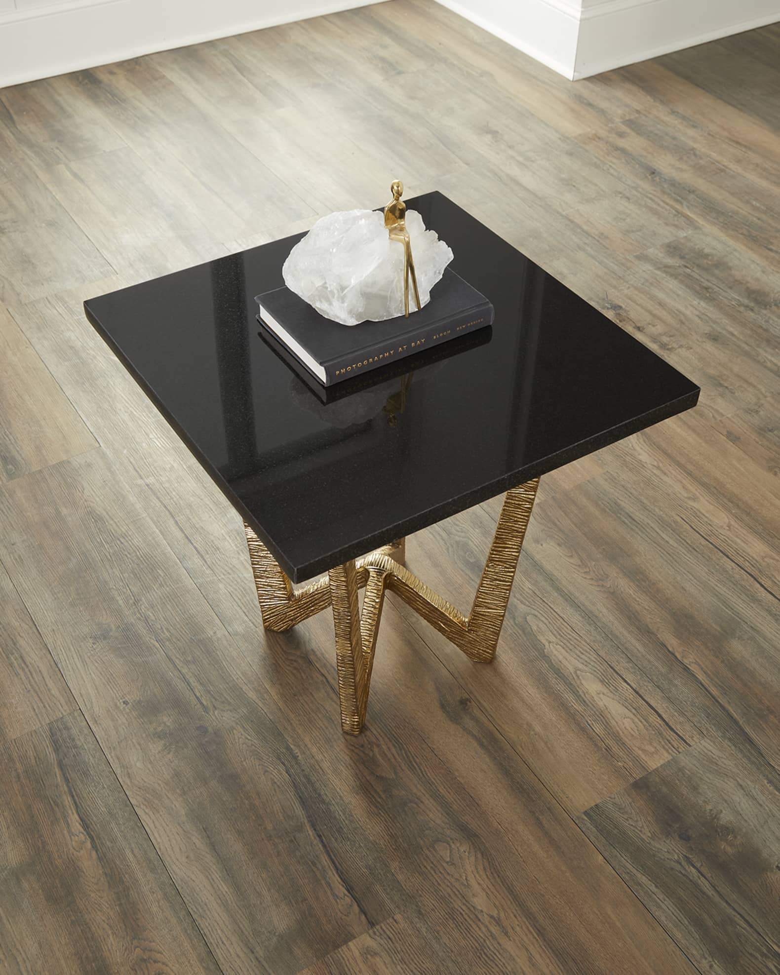 John-Richard Collection Calica Golden End Table | Neiman Marcus