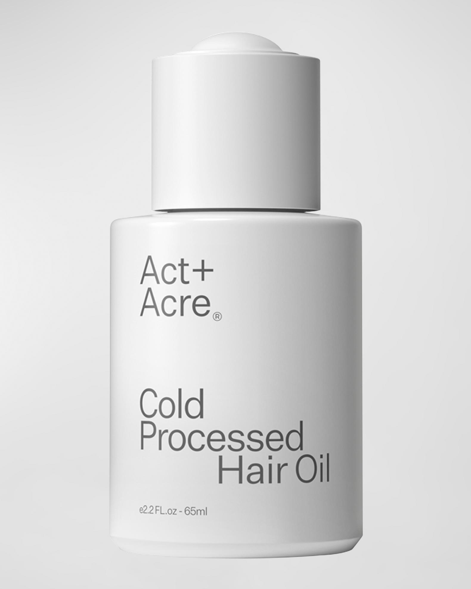 Act + Acre Cold Processed Hair Oil, 2.2 oz. | Neiman Marcus