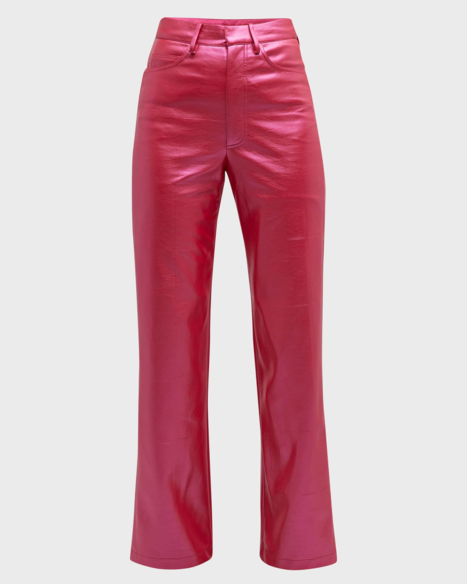 Rotate Birger Christensen Embossed Straight Faux-Leather Pants | Neiman ... Rotate Birger Christensen Embossed Straight Faux-Leather Pants | Neiman ...