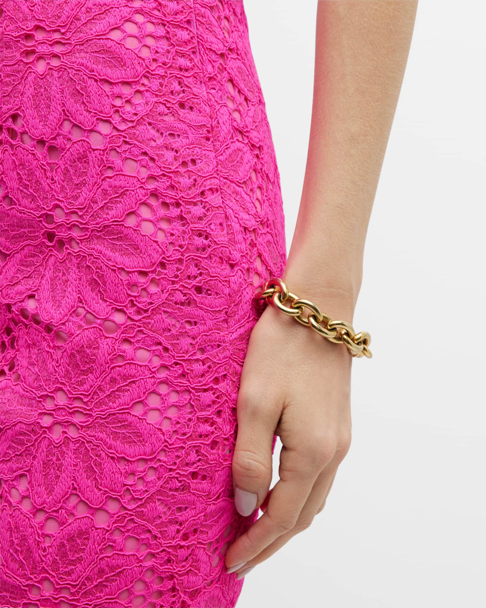 Rotate Birger Christensen Heavy Lace High Rise Pants | Neiman Marcus