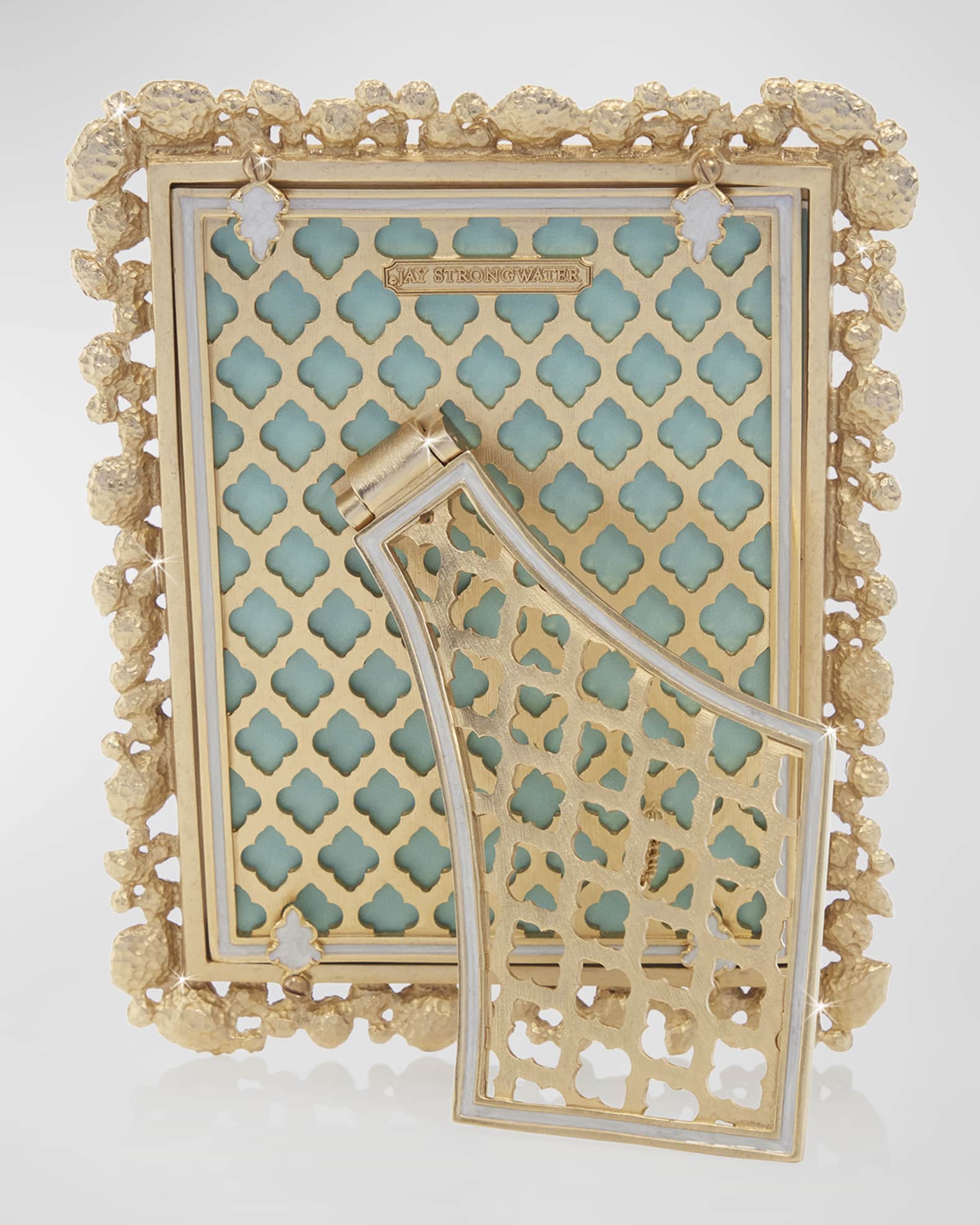 Jay Strongwater Pastel Bejeweled Frame, 5" x 7" | Neiman Marcus
