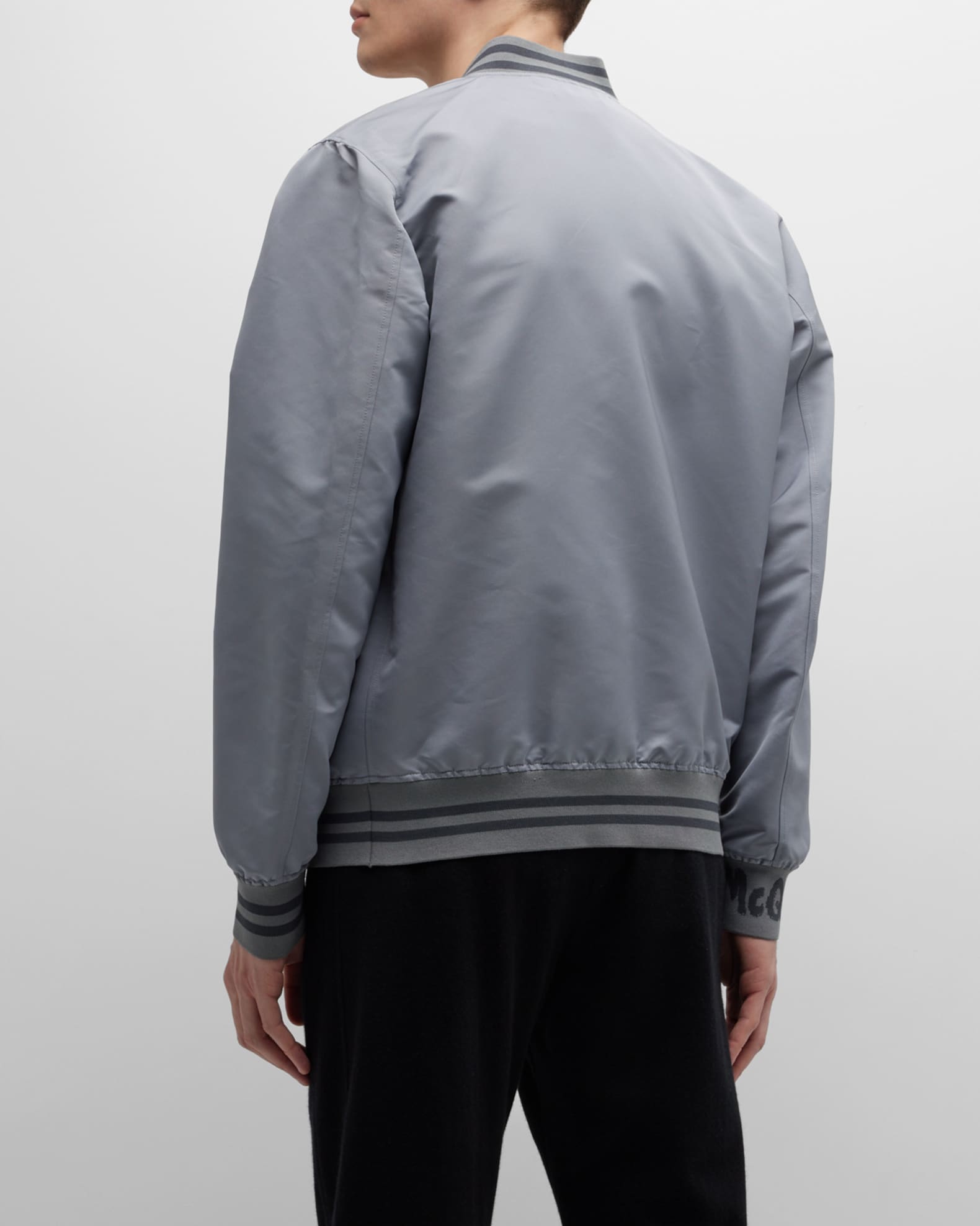 Alexander McQueen Men's Sporty Bomber Jacket | Neiman Marcus