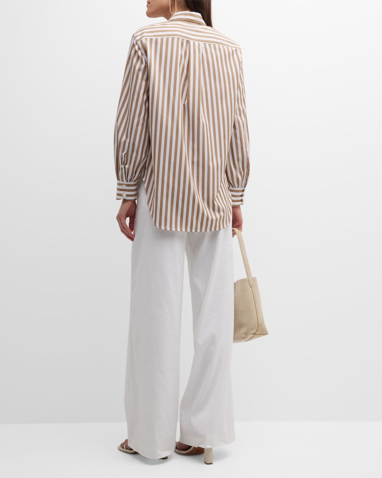 Rag & Bone Maxine Striped Button-Front Shirt | Neiman Marcus