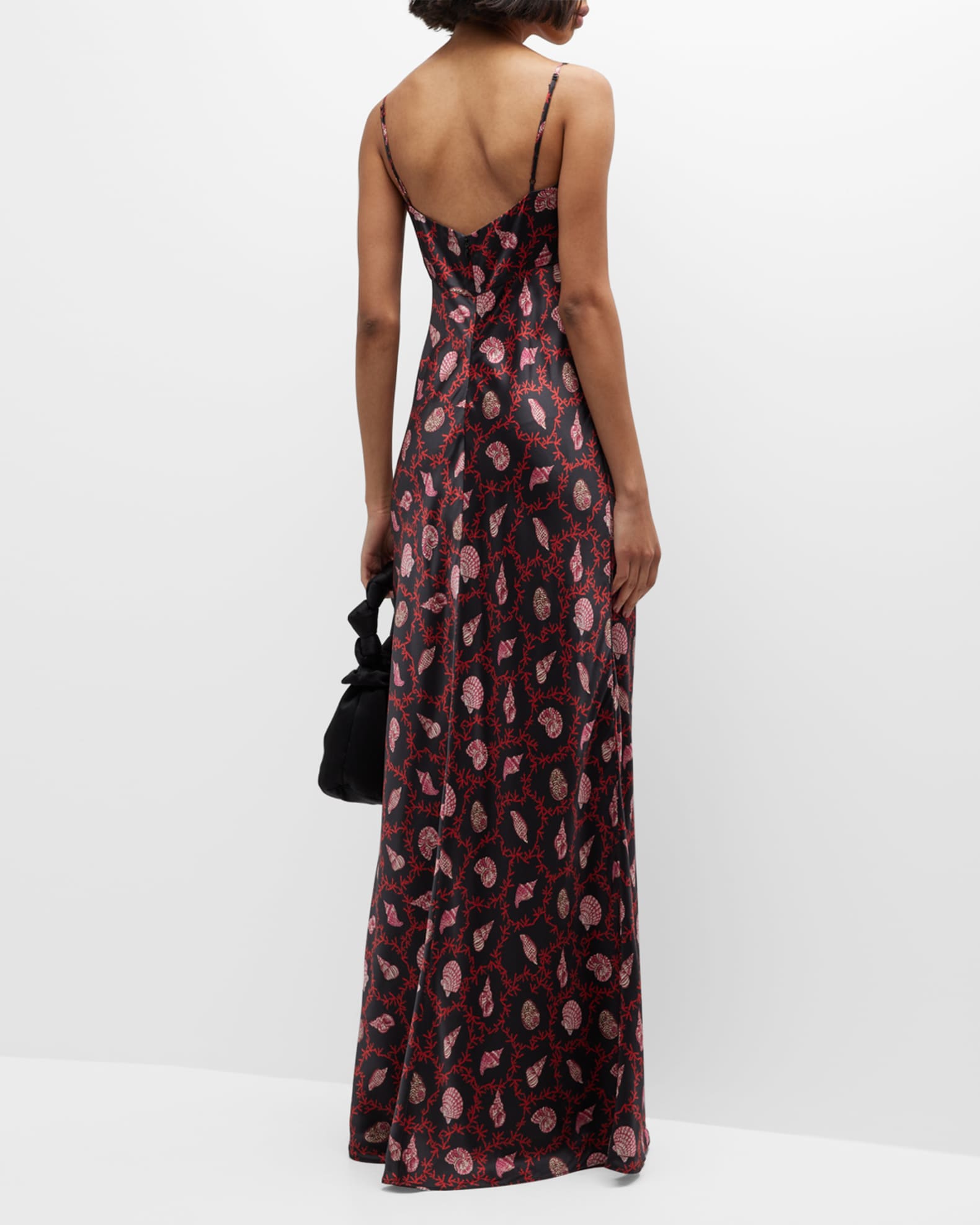 Saloni Mimi Silk Maxi Slip Dress | Neiman Marcus