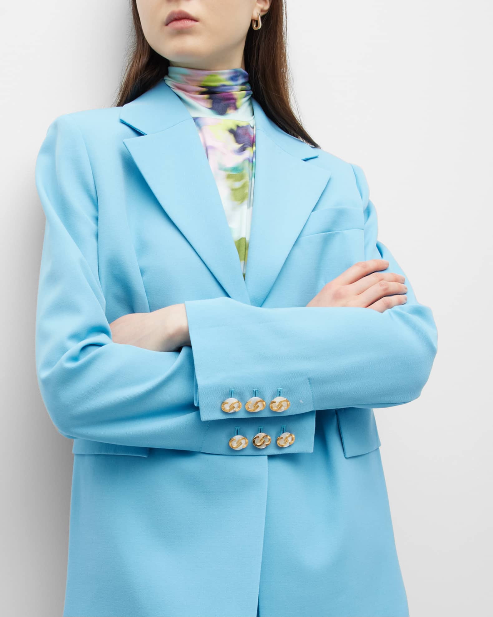 Soft Twill Suit | Neiman Marcus