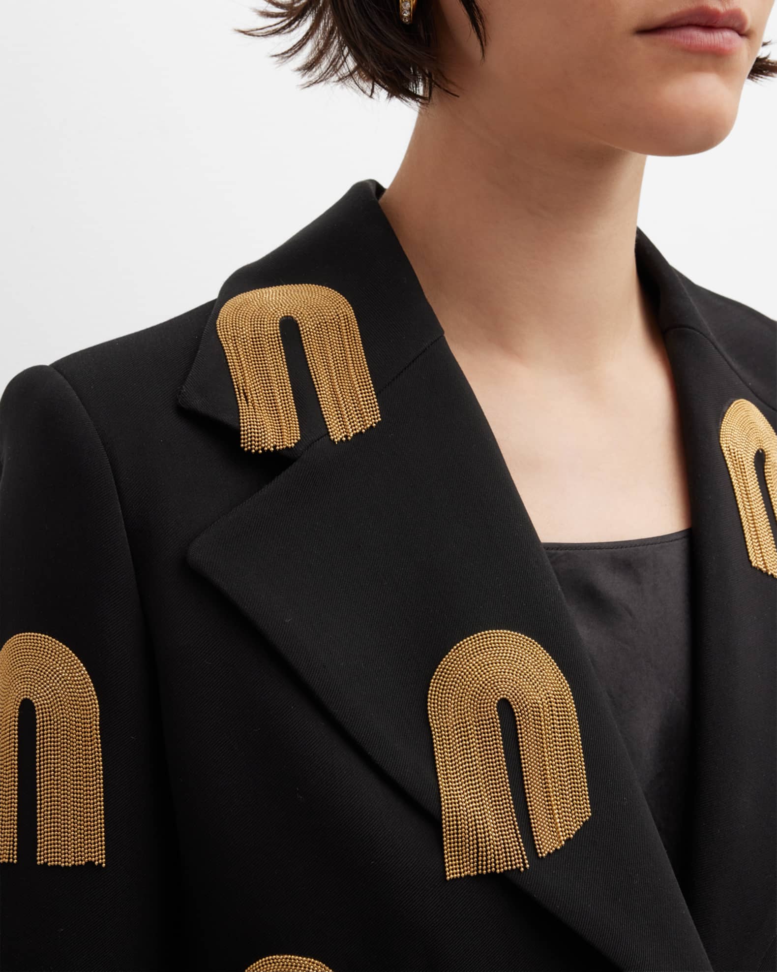 Proenza Schouler Chain Embellished Top Coat | Neiman Marcus