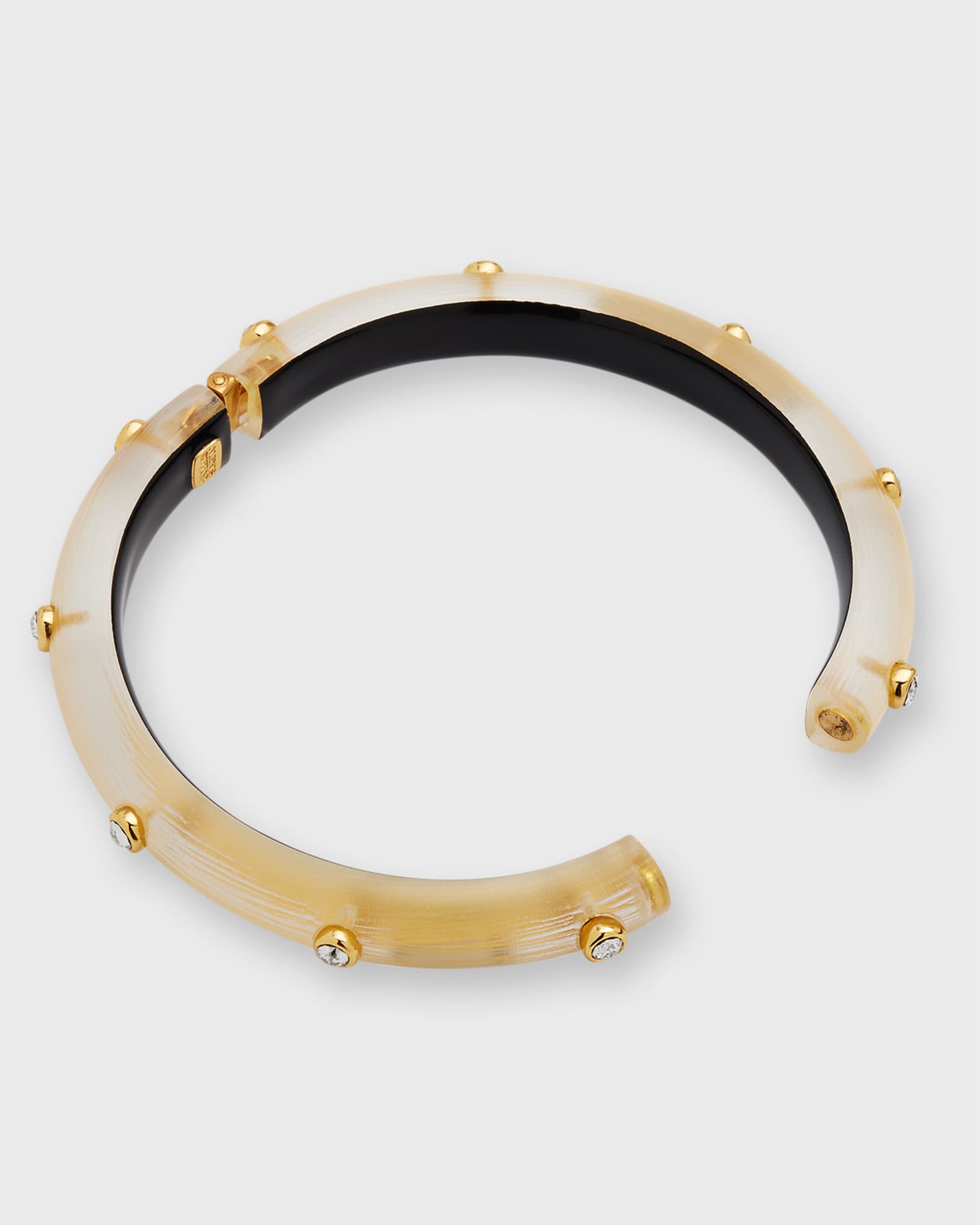 Alexis Bittar Crystal Studded Hinge Bracelet | Neiman Marcus