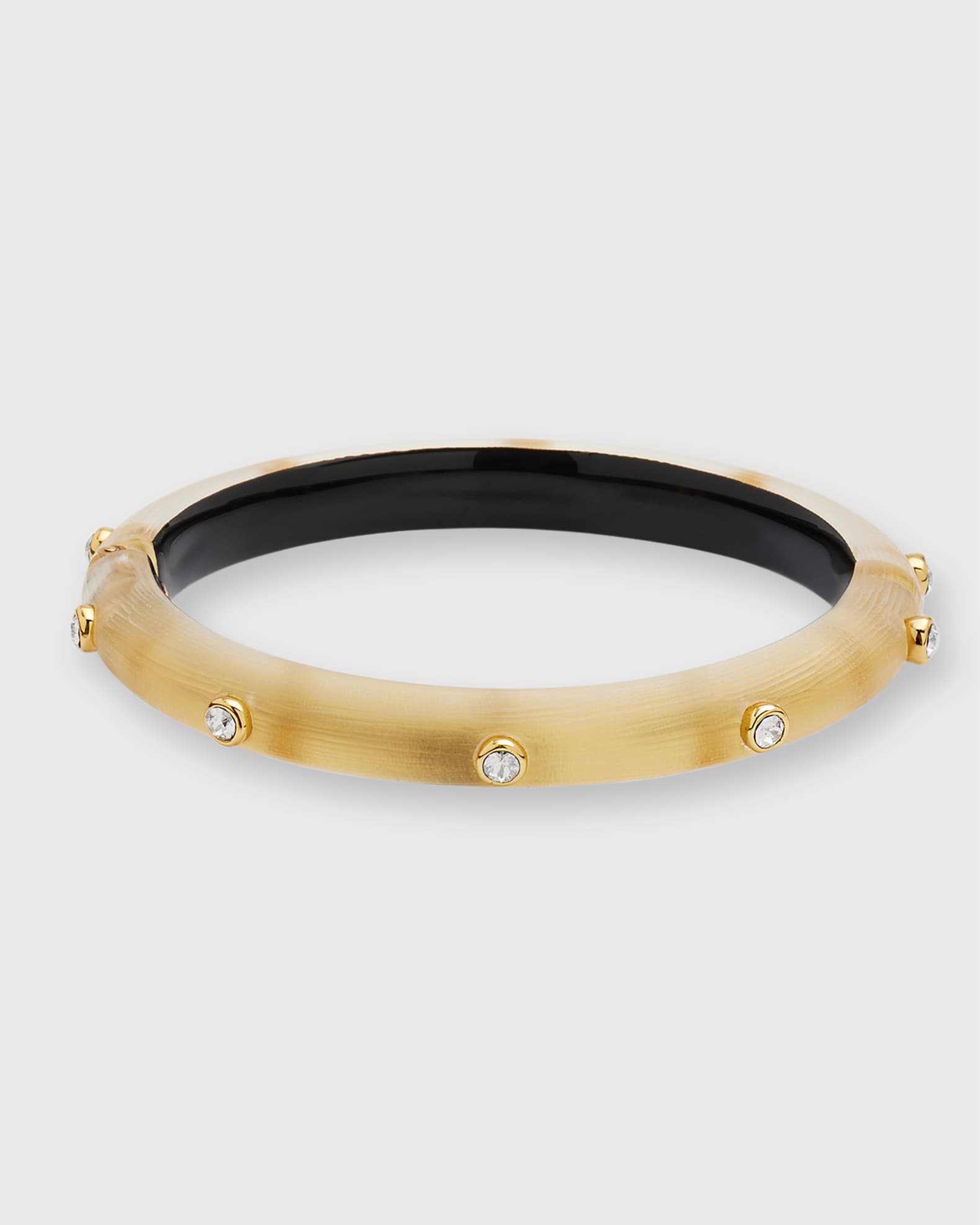 Alexis Bittar Crystal Studded Hinge Bracelet | Neiman Marcus