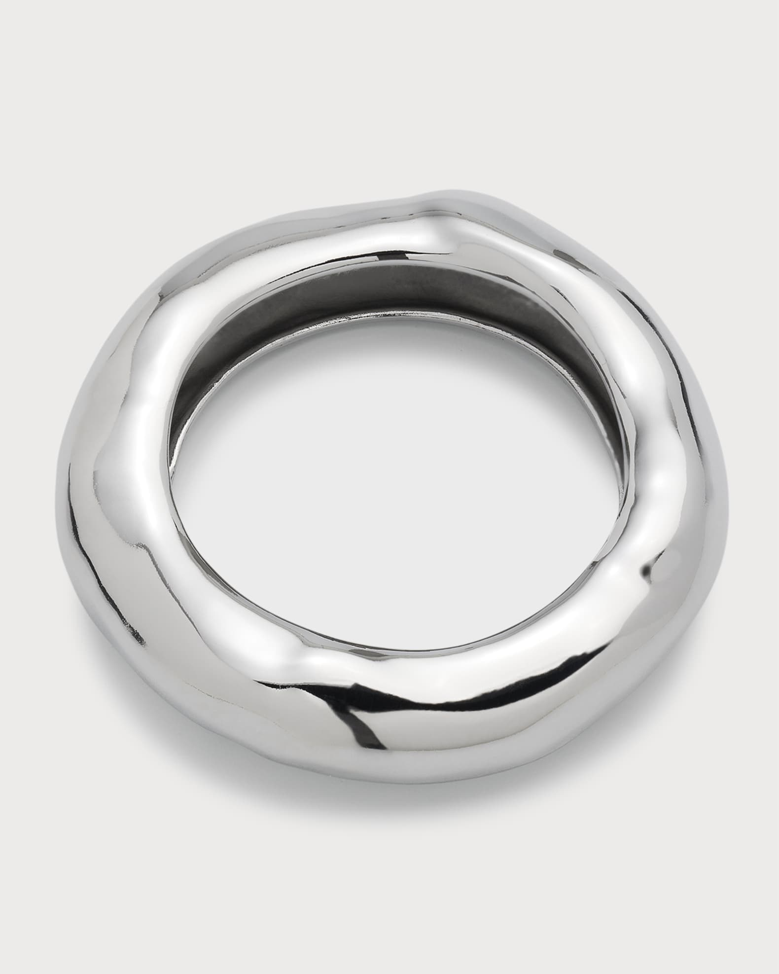 Alexis Bittar Wide Molten Bangle, Size Small | Neiman Marcus