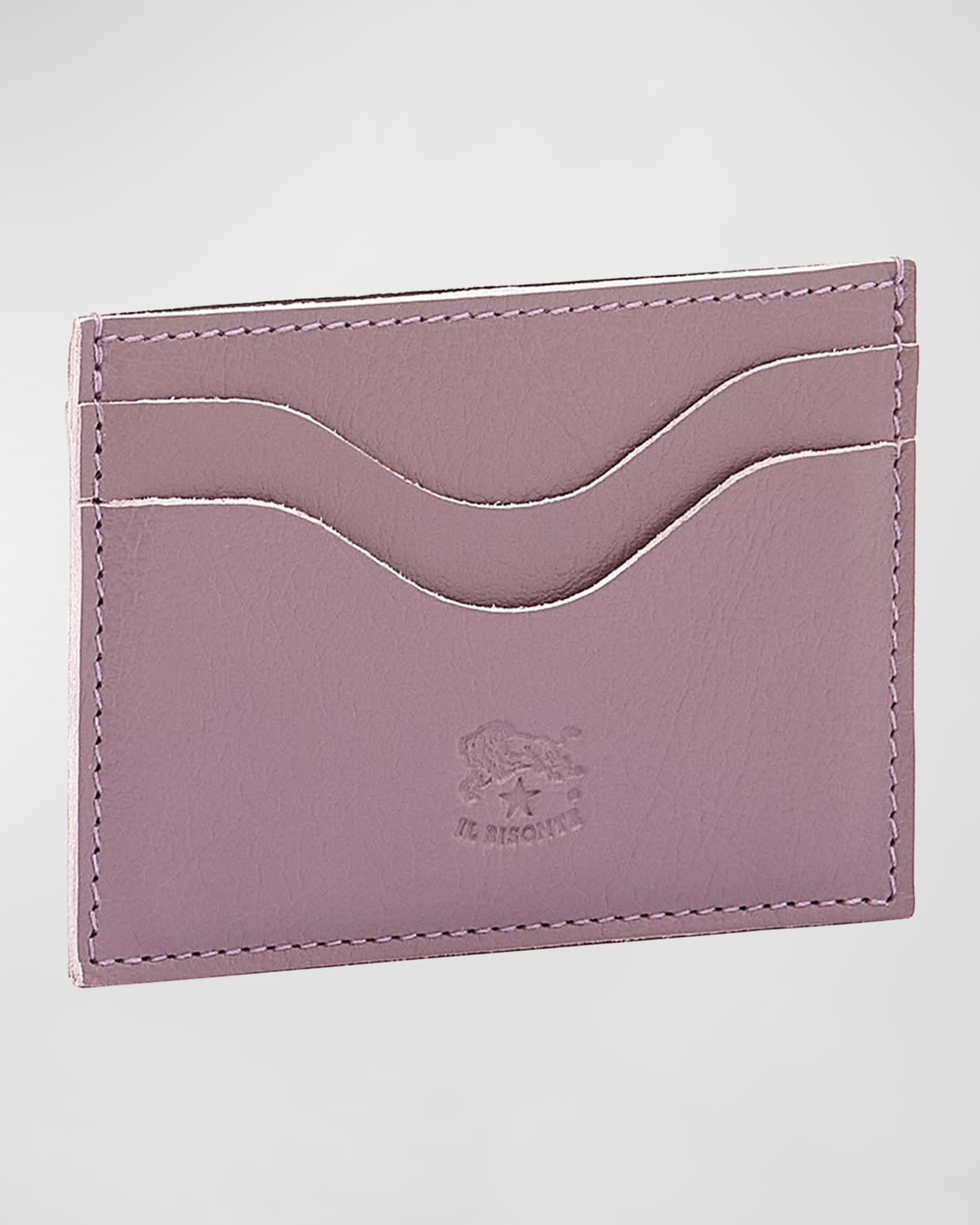 Il Bisonte Salina Leather Card Holder | Neiman Marcus