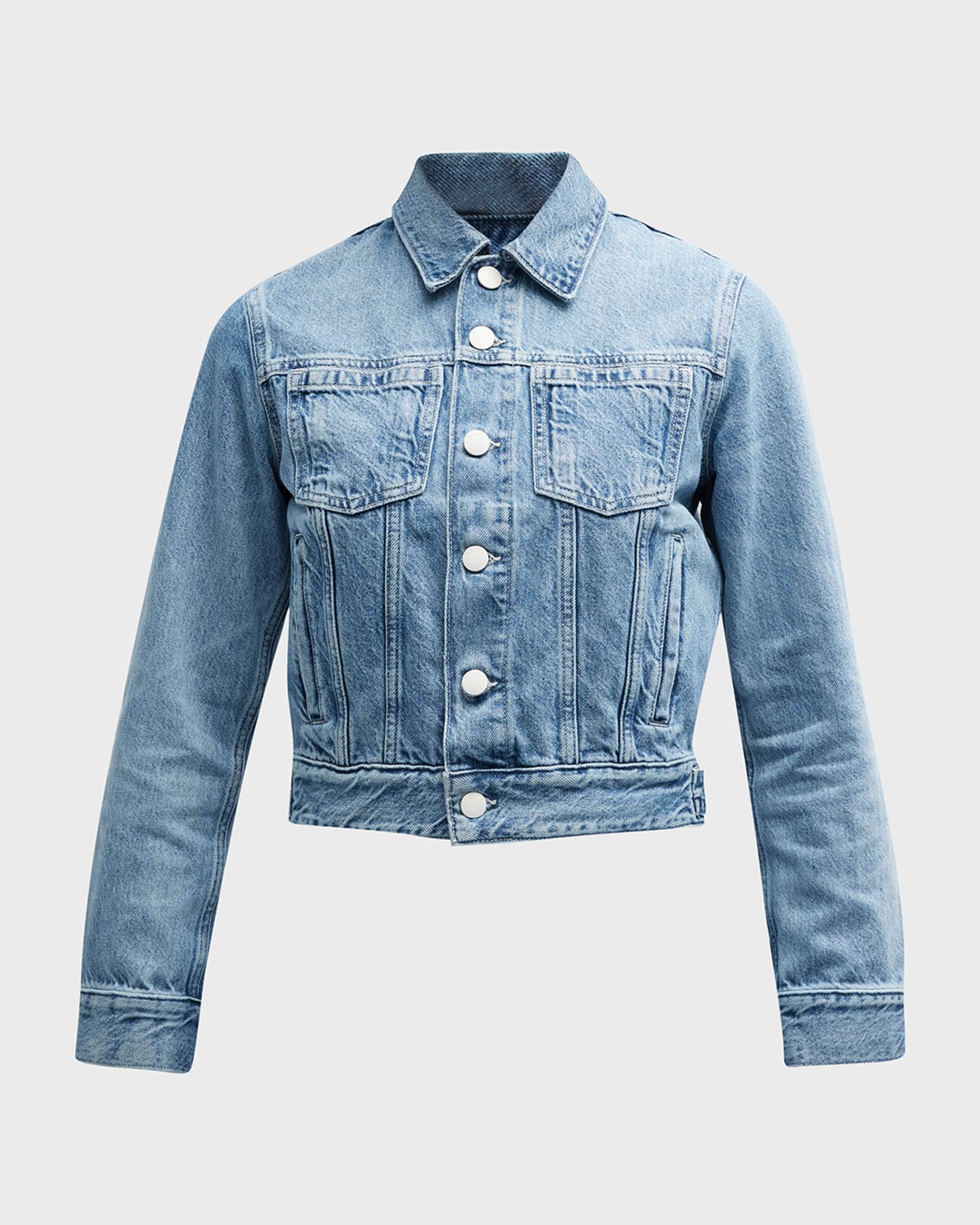 Triarchy Cellsius Capsule Slim Denim Jacket | Neiman Marcus