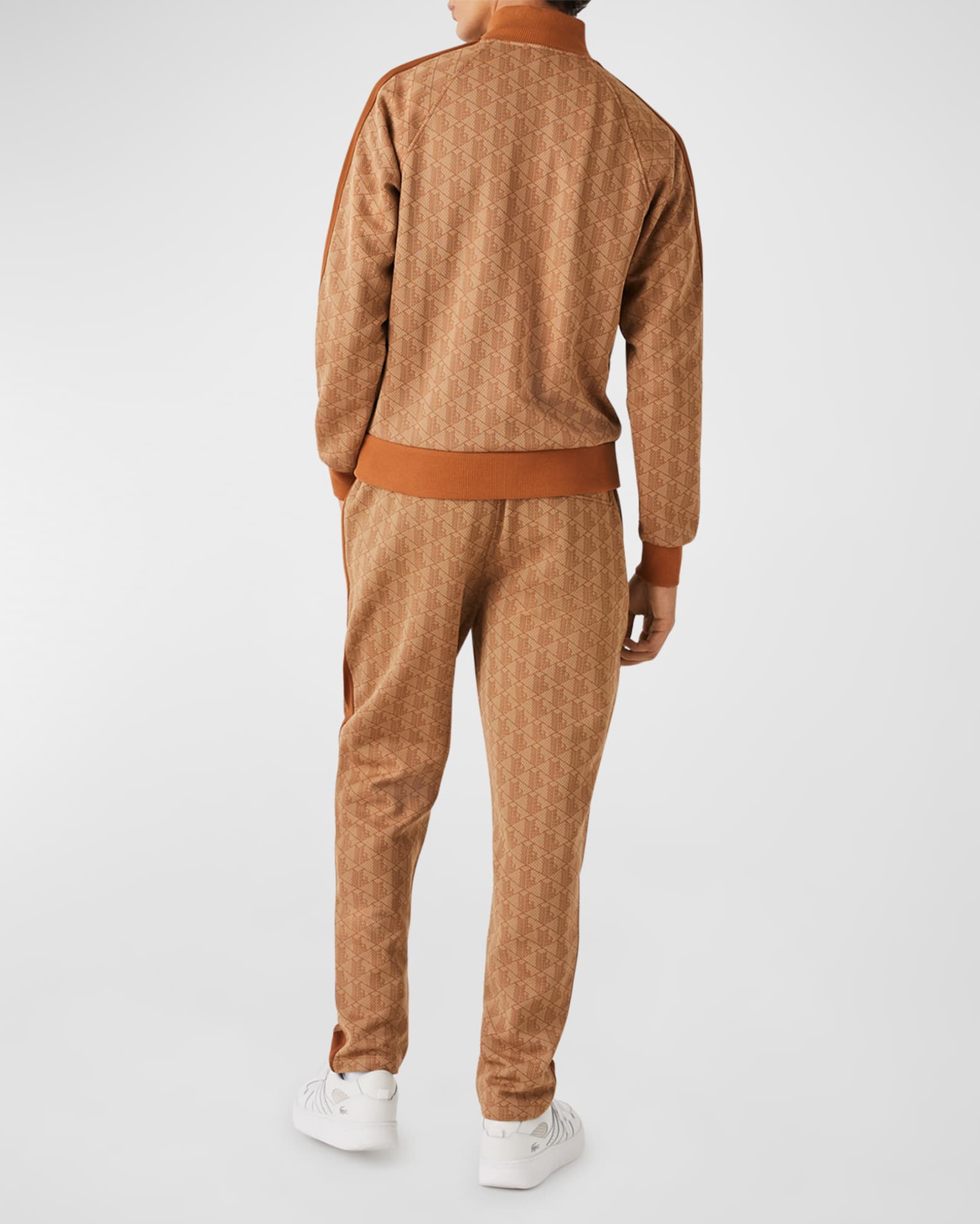 Lacoste Men's Monogram-Print Sweatshirt | Neiman Marcus
