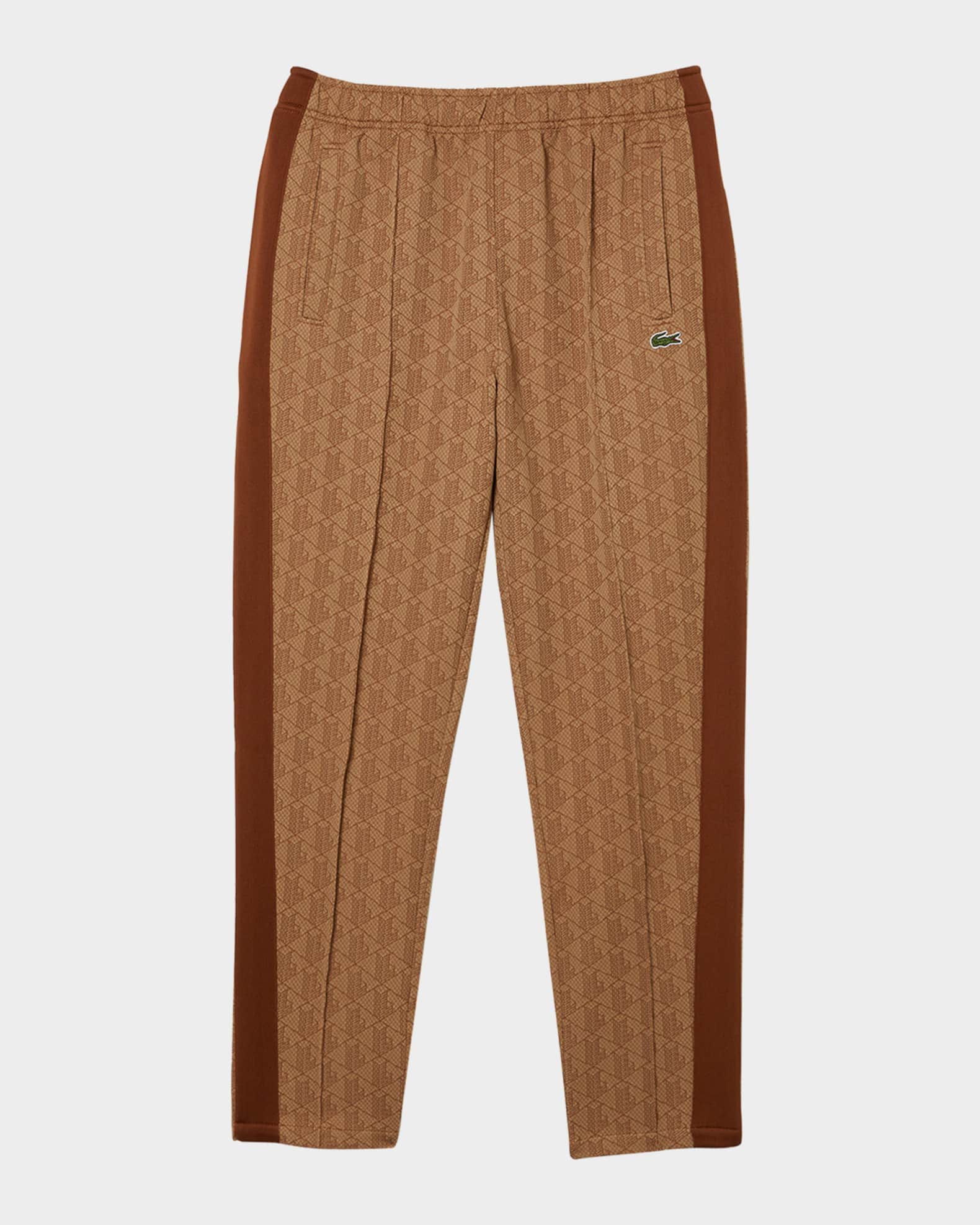 Lacoste Men's Monogram-Print Track Pants | Neiman Marcus