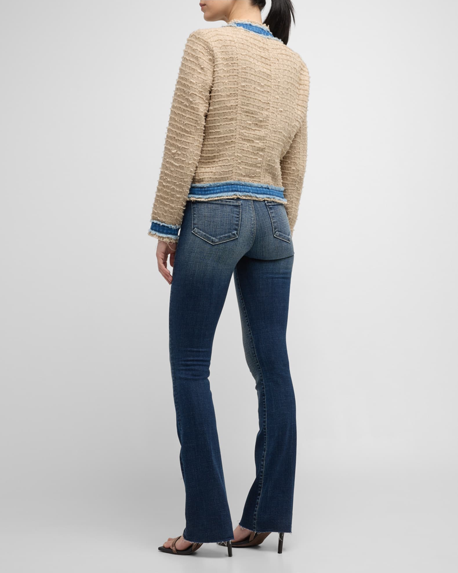 L'Agence Agnes Textured Jacket | Neiman Marcus